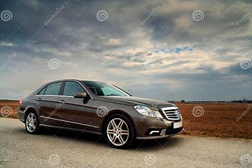 Front view of a Luxury car stock photo. Image of automobile - 10445194