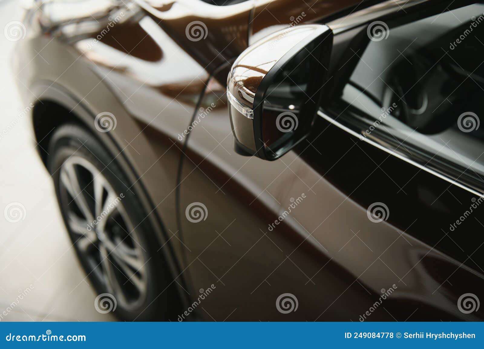 Front View of a Luxury Car stock photo. Image of modern - 249084778