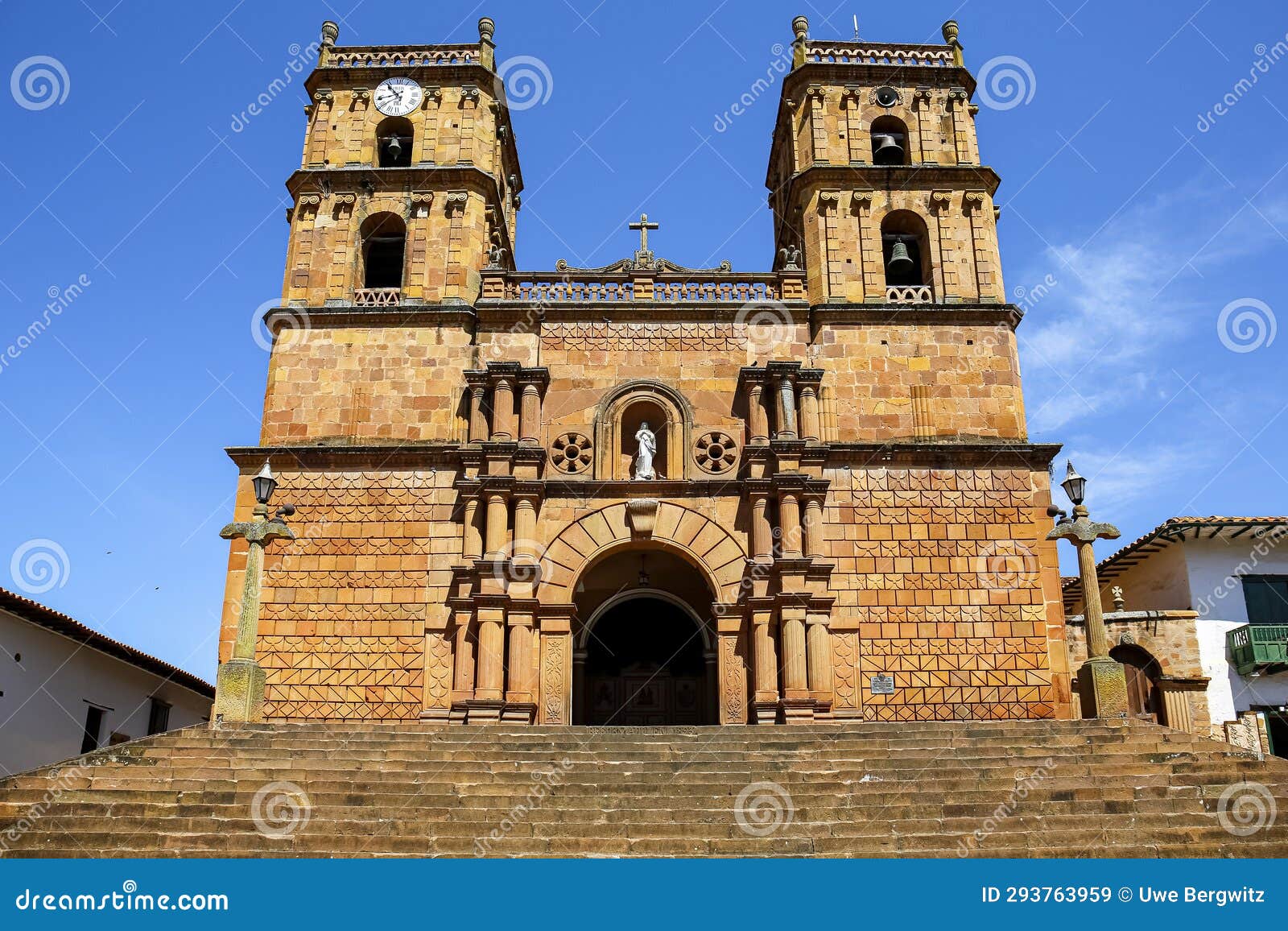 Front View of the Majestic Historic Cathedral of the Immaculate ...