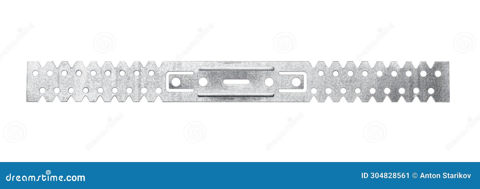 Front View of Metal Universal Drywall Bracket Stock Image - Image of ...