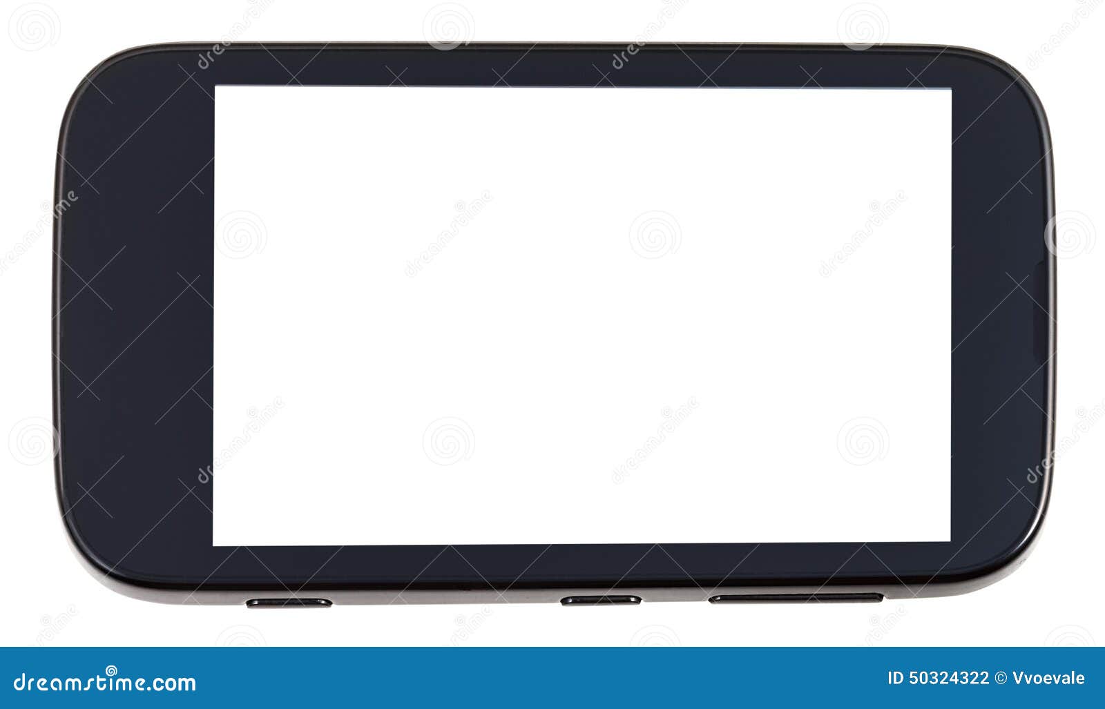 Front View of Mobile Phone with Cut Out Screen Stock Photo - Image of ...