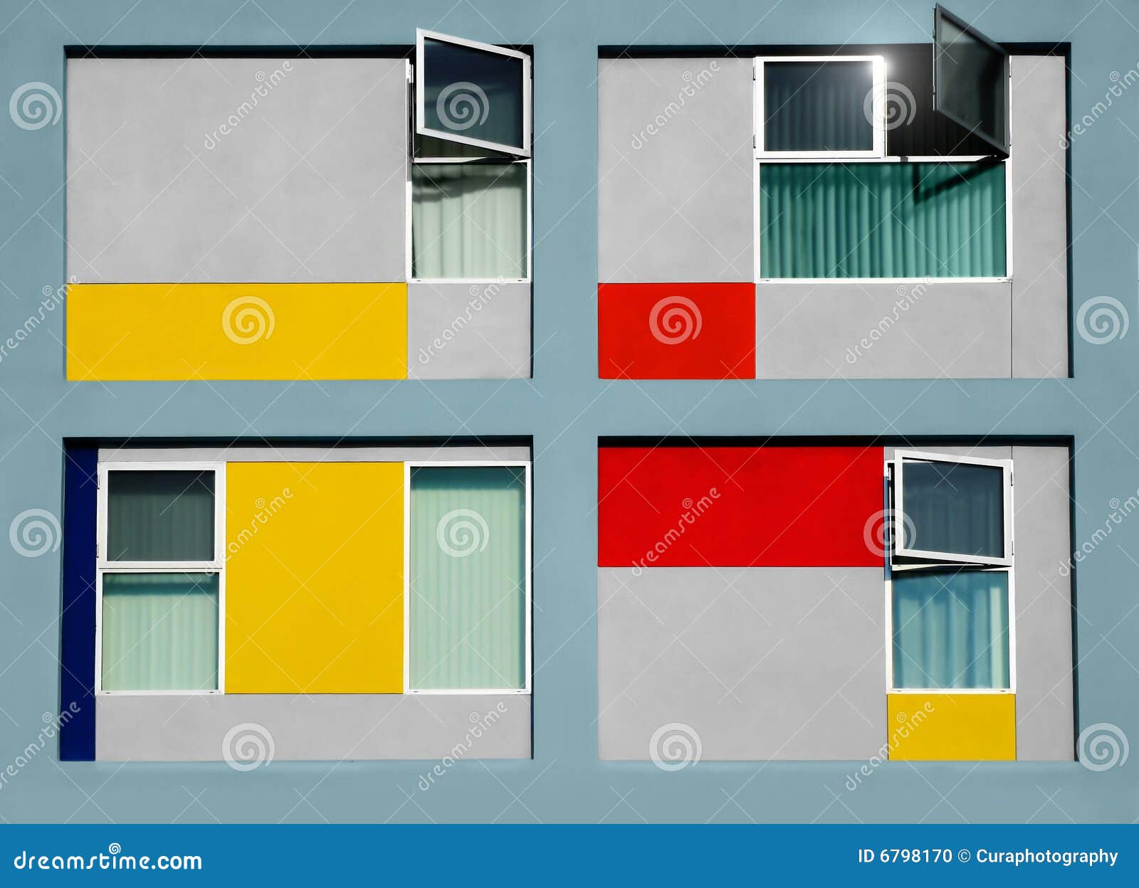 Front View of Modern Building Stock Photo - Image of pattern ...