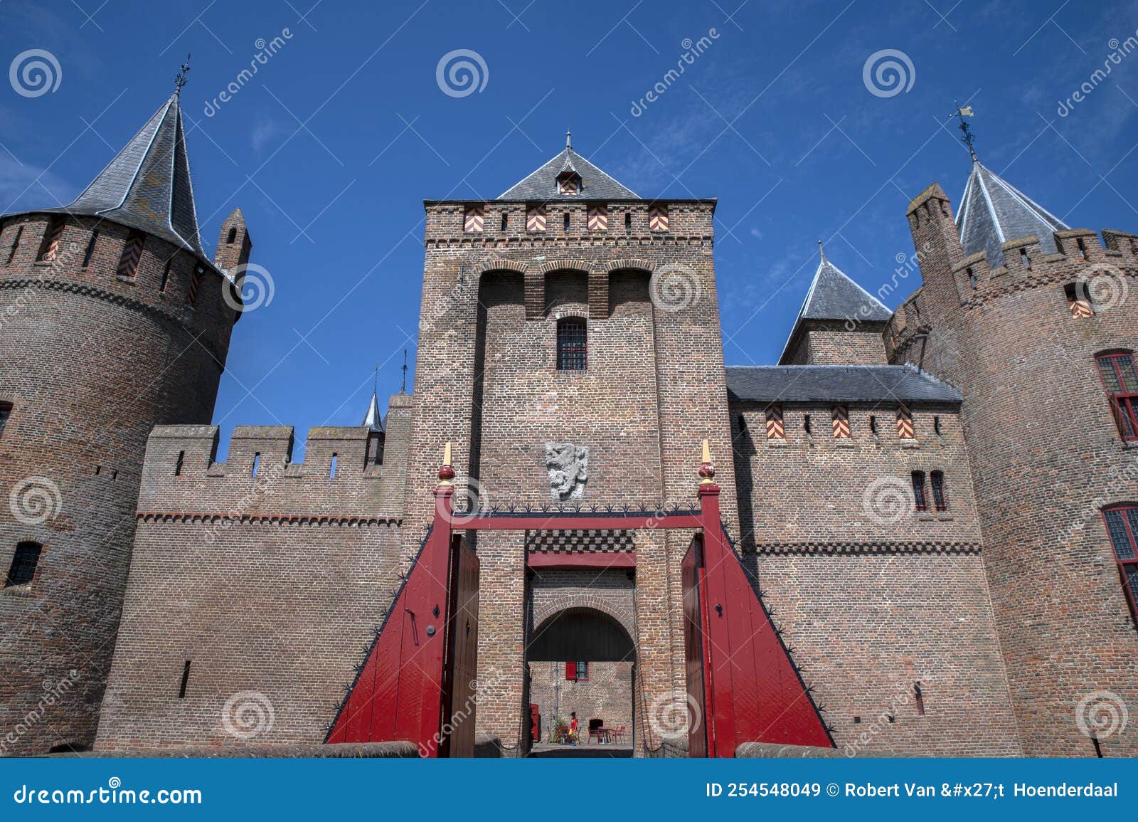 Front View at the Muiderslot Castle at Muiden the Netherlands 19-7-2022 ...