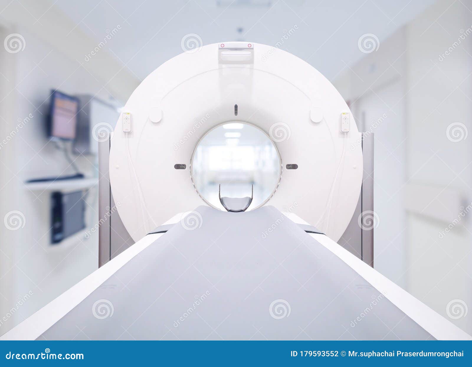 Multi Detector CT Scanner Computed Tomography On Chest X-ray Background ...