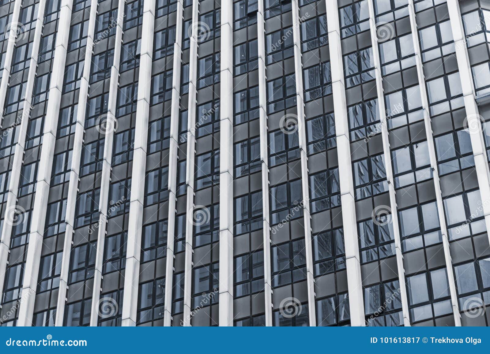 Front View of Office Building Windows Stock Image - Image of house ...