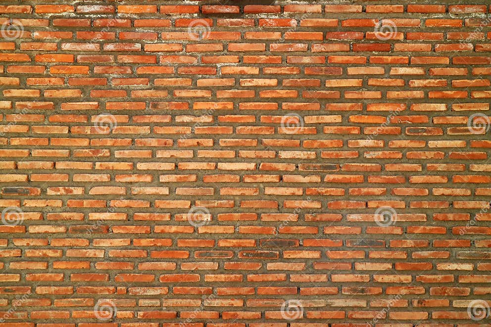 Front View of Old Brick Wall for Abstract Background Stock Photo ...