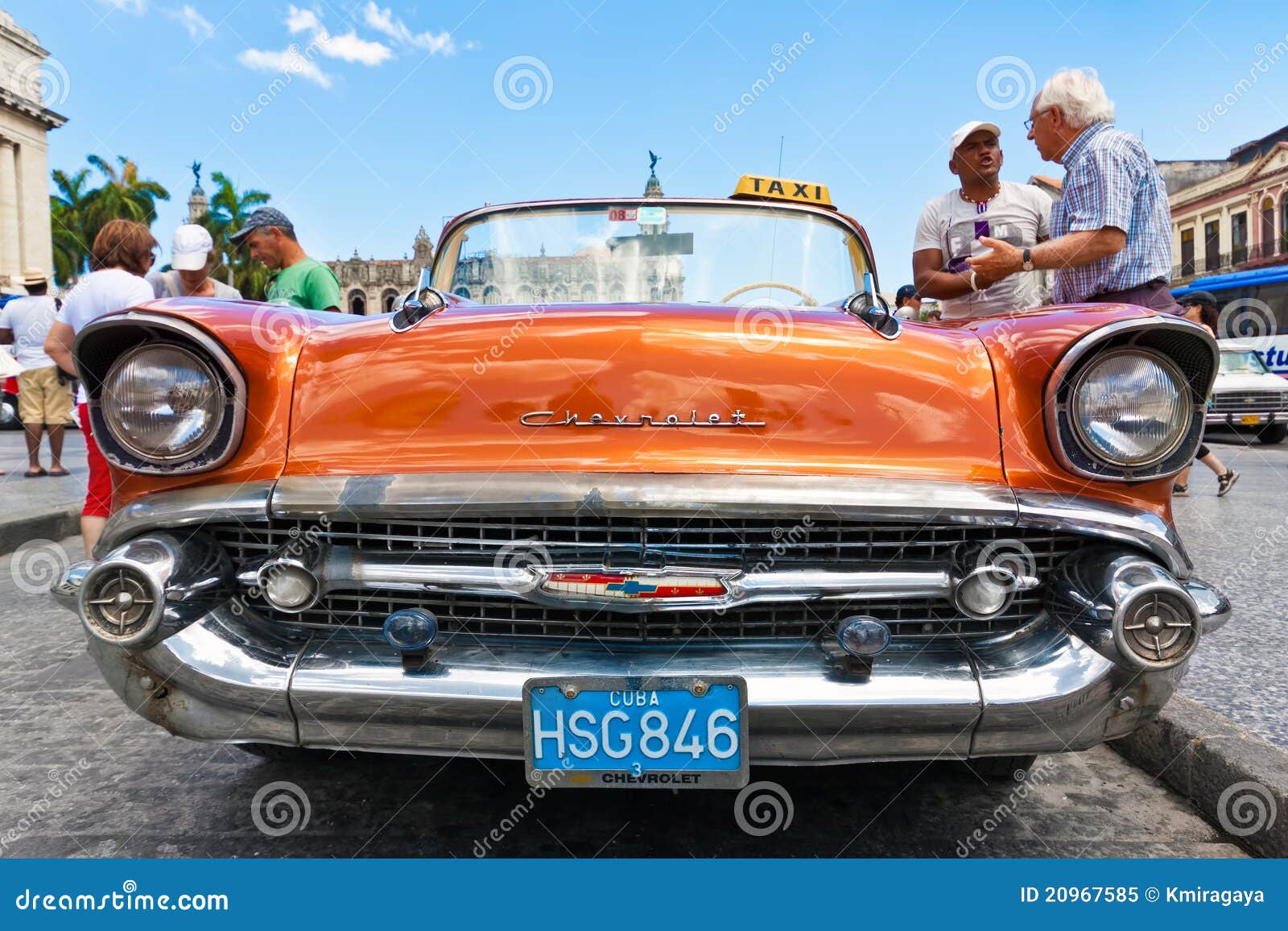 Front View of an Old Chevrolet in Havana Editorial Image - Image of ...