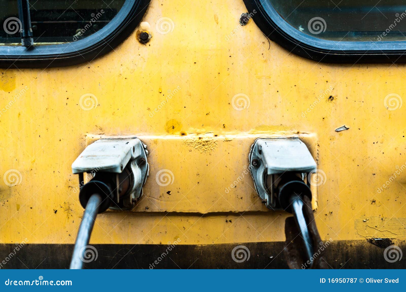 Front view of an old train stock image. Image of metallic - 16950787