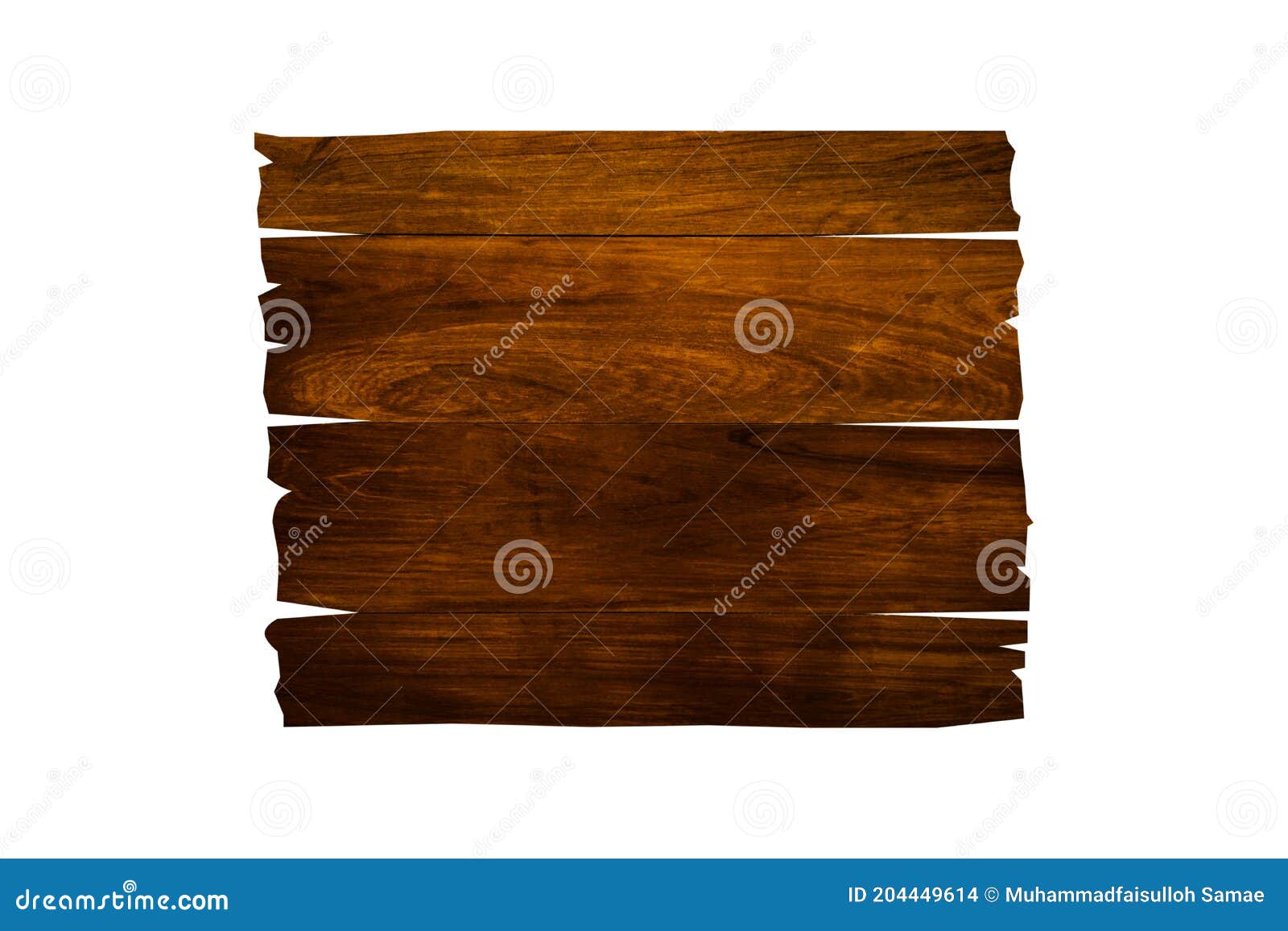 Front View of Old Wooden Sign Isolated on White Background with ...