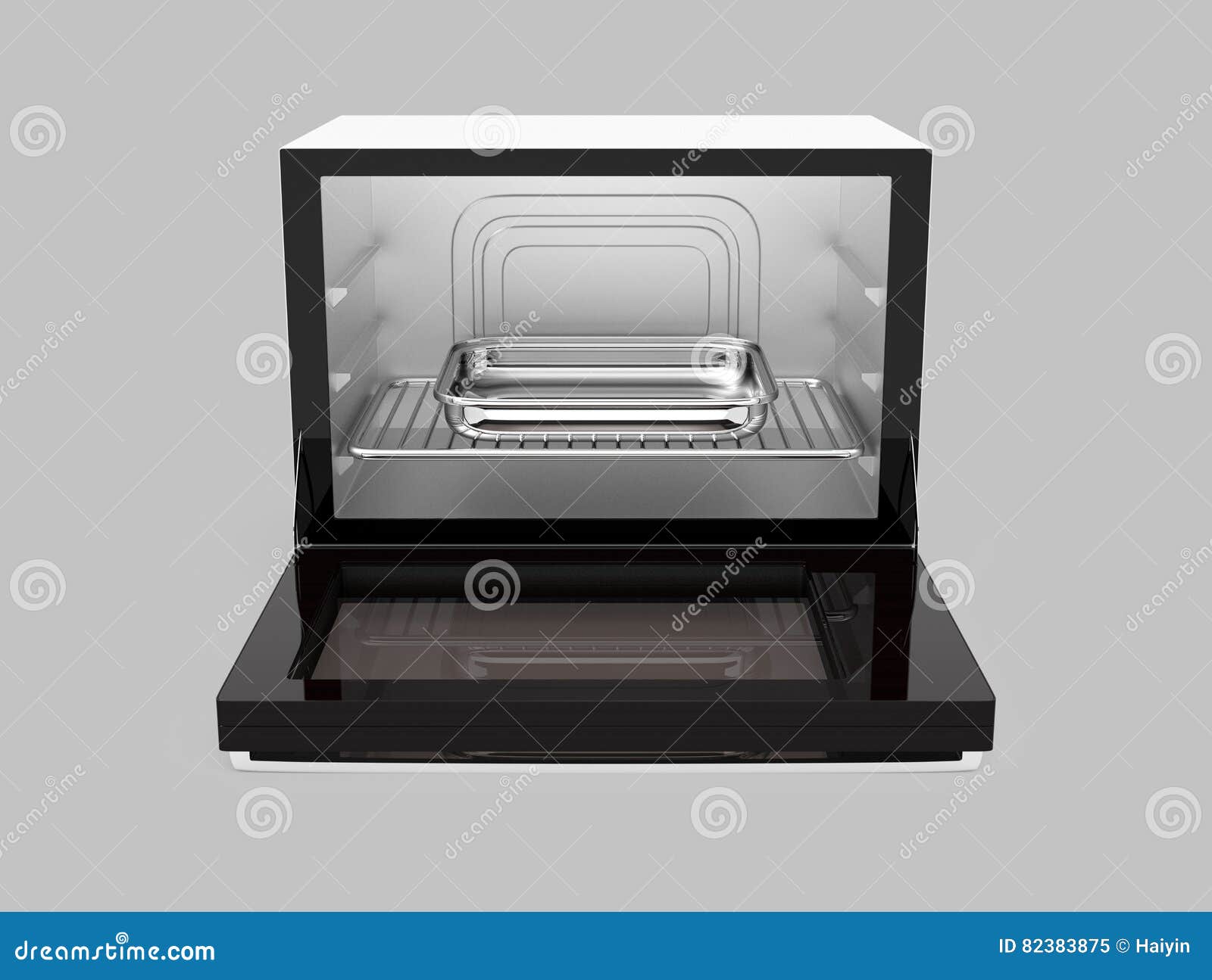 Open Microwave Icon, Realistic Style Vector Illustration ...