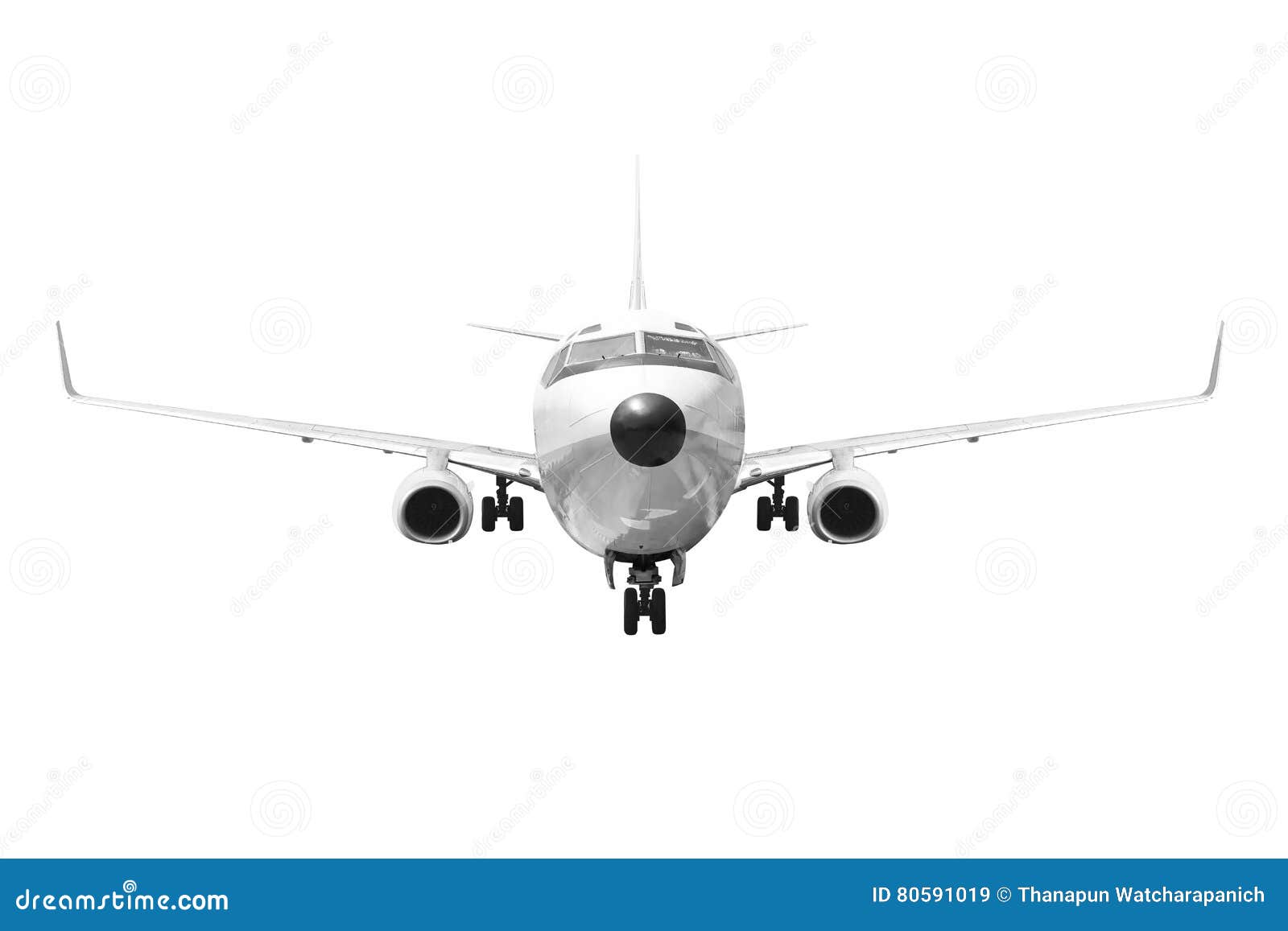 View On Passenger Aircraft Right Wing. Sunset Shines As A Golden Light ...