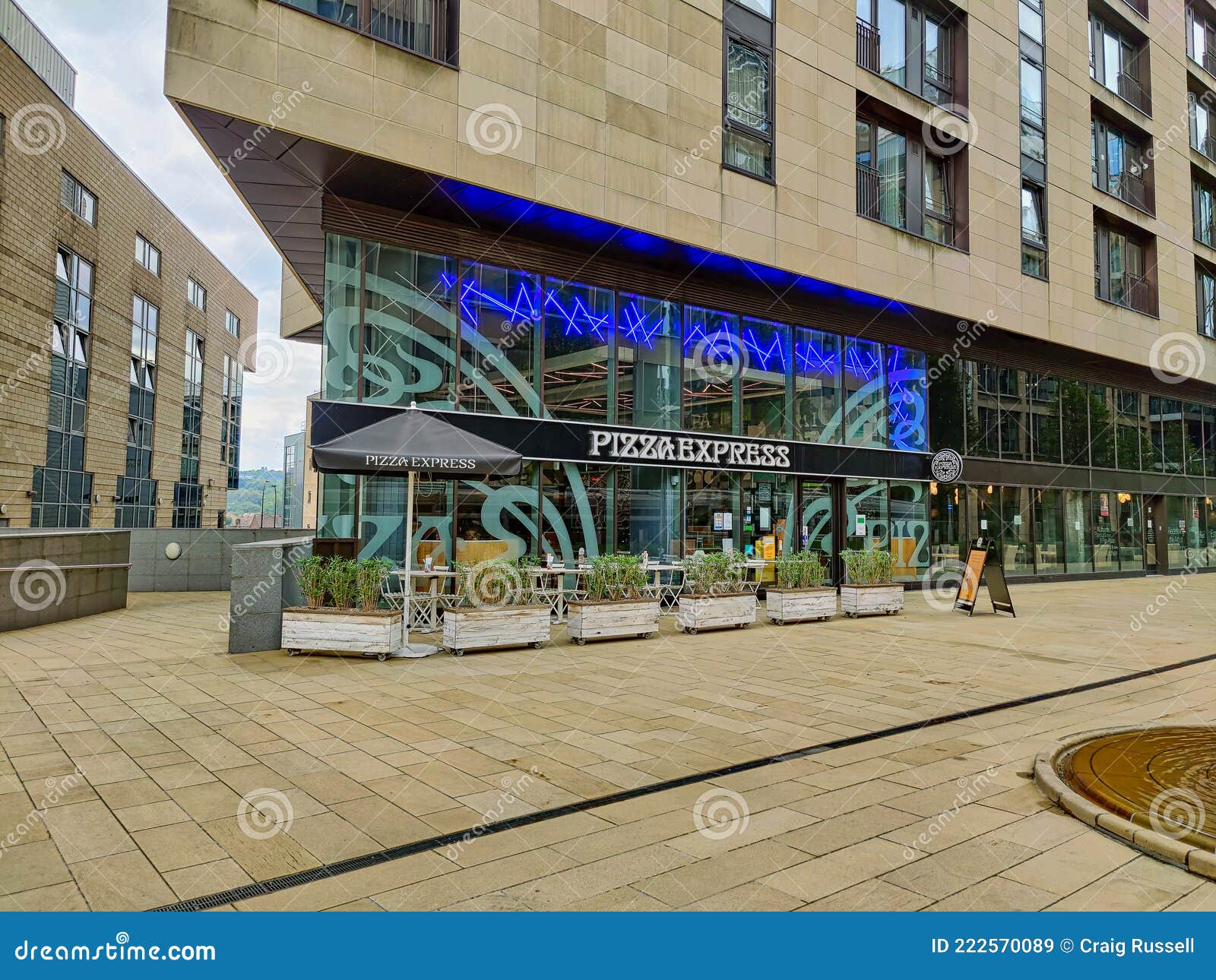 Front View of a Pizza Express Resturant Editorial Stock Image - Image ...