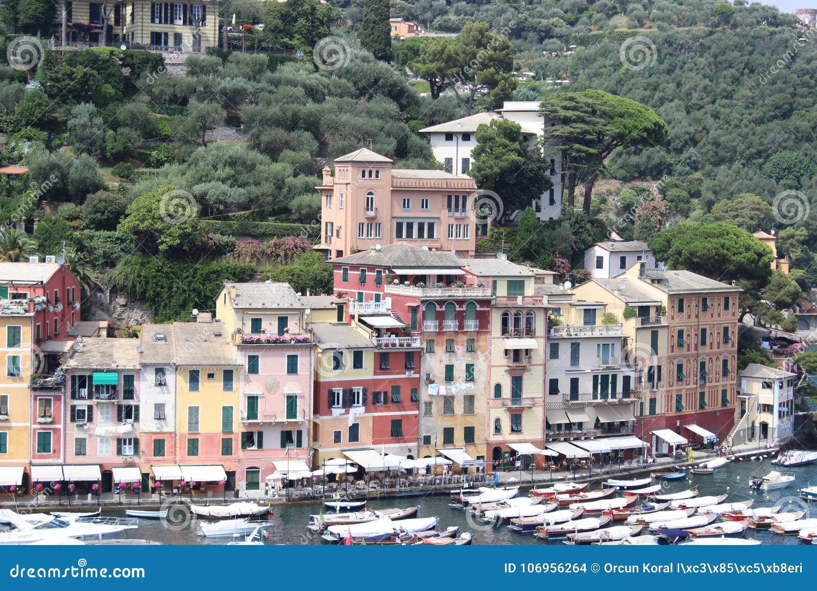 Front View of Portofino Which Represent the Coastline Architecture of ...