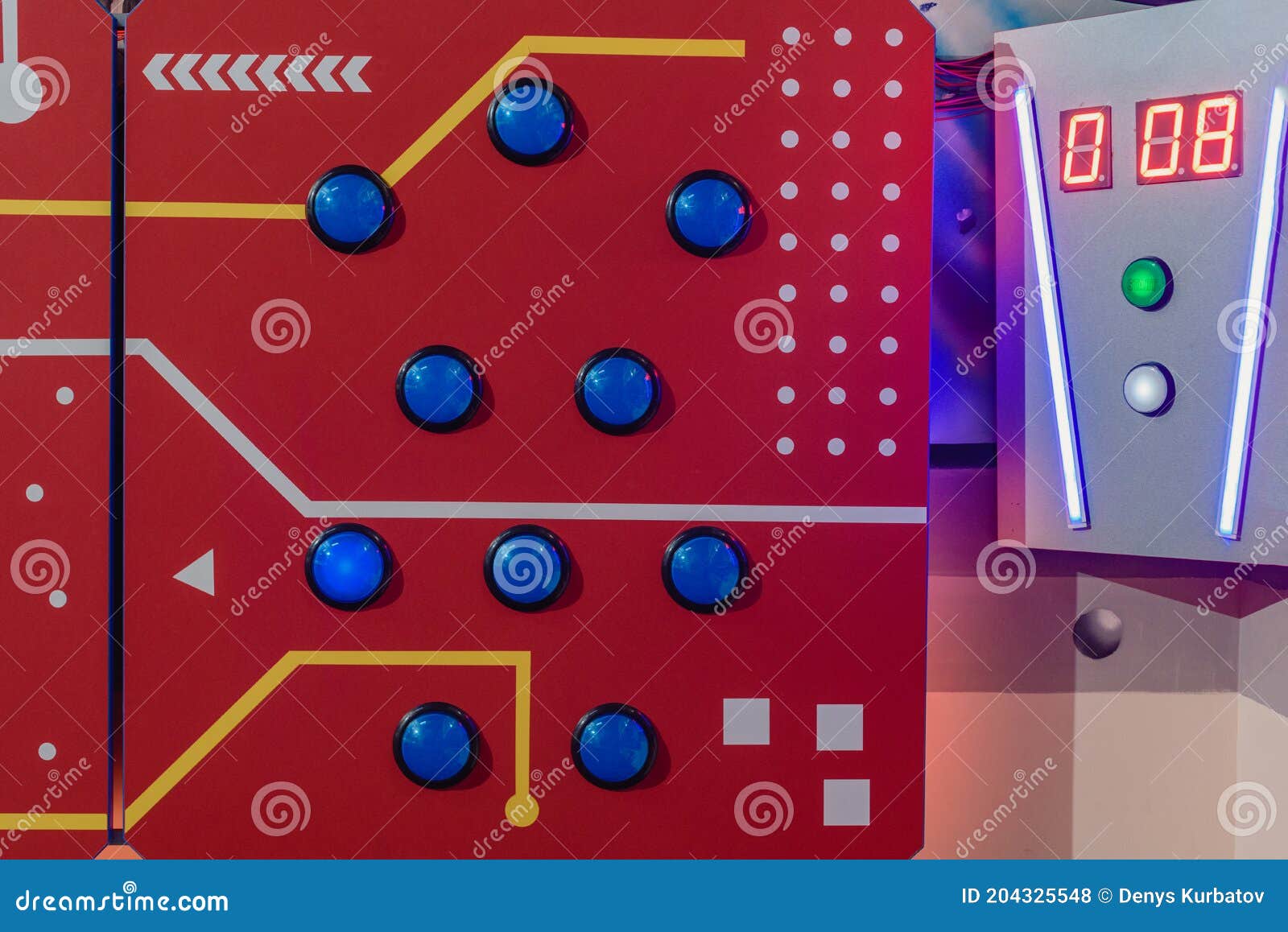 Recreational Arcade Machine Stock Photo - Image of adventure, game ...