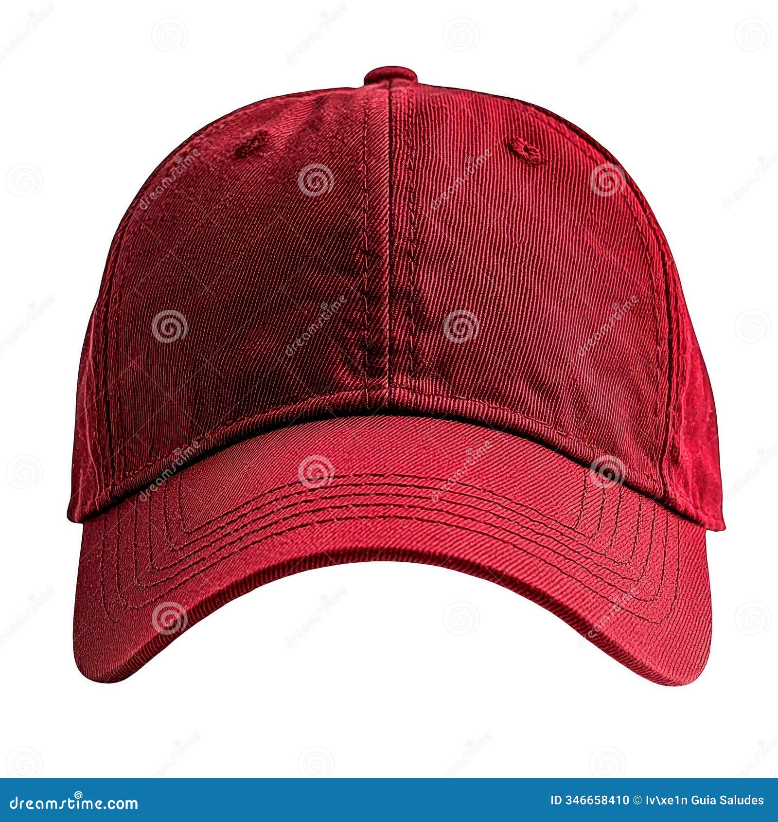 Front View of a Red Cap Isolated on a Transparent Background Stock ...