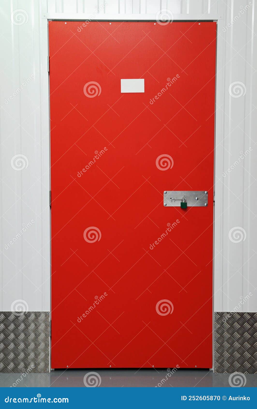 Red door stock photo. Image of alarm, room, protection - 252605870