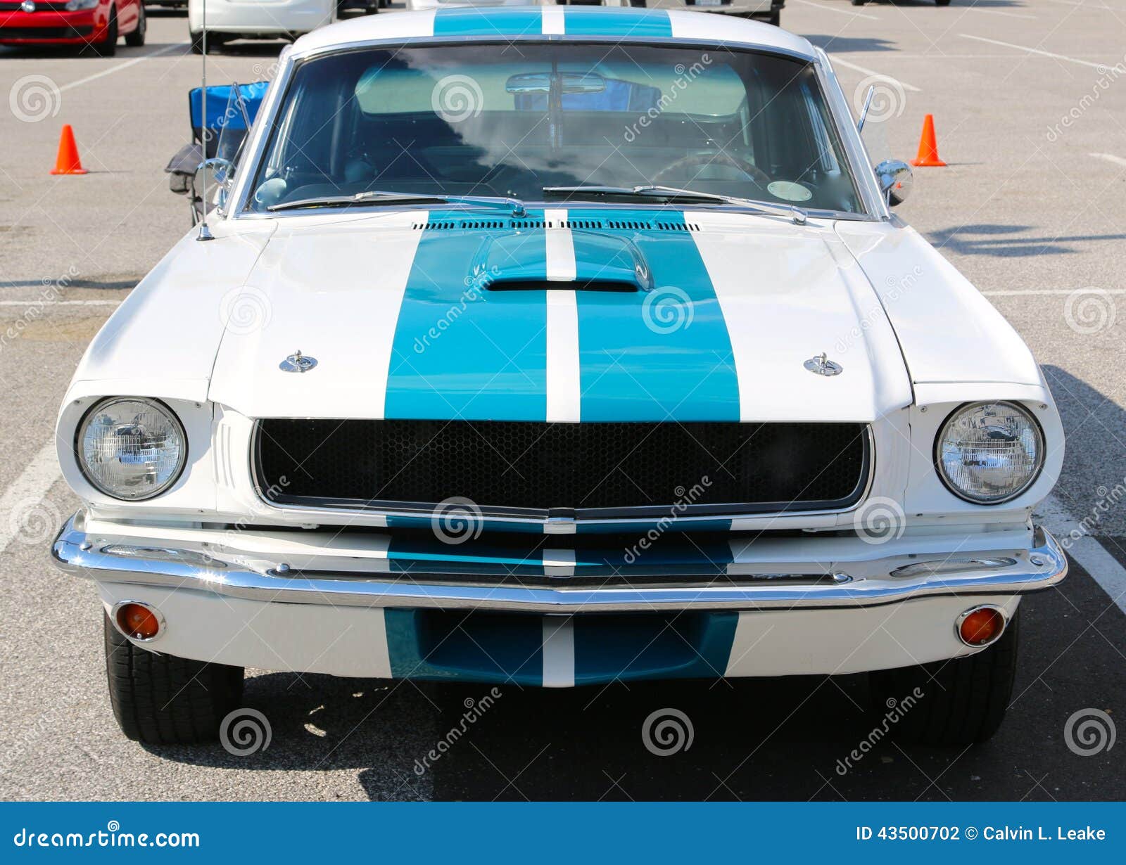 Front View of a 1960 S Model Ford Mustang Editorial Photography - Image ...