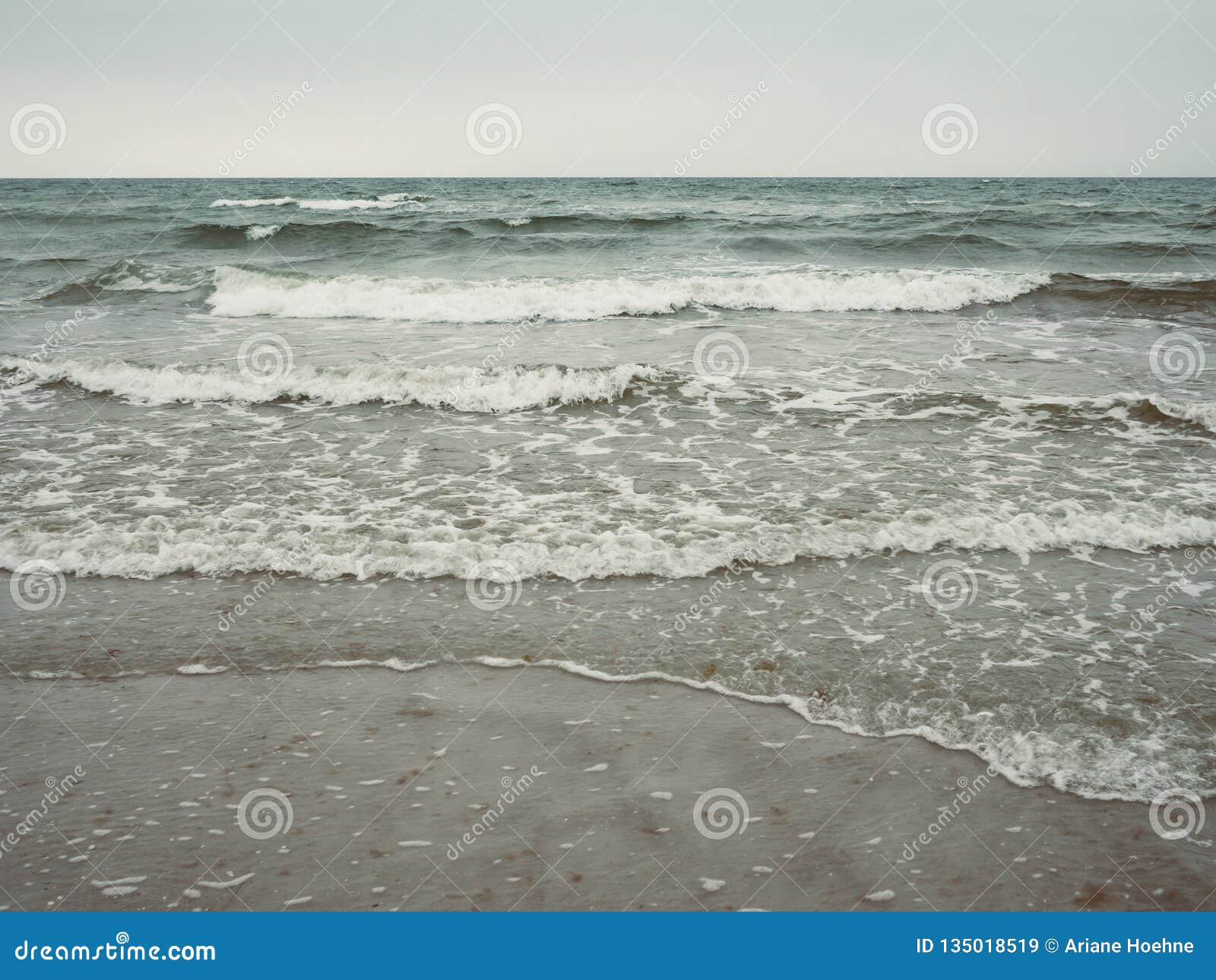 Front View of the Sea Waves Stock Image - Image of sealife, foam: 135018519