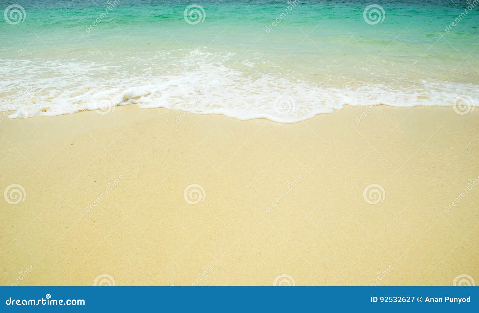 Front View Sea Waves and Sand Beach Stock Image - Image of view ...
