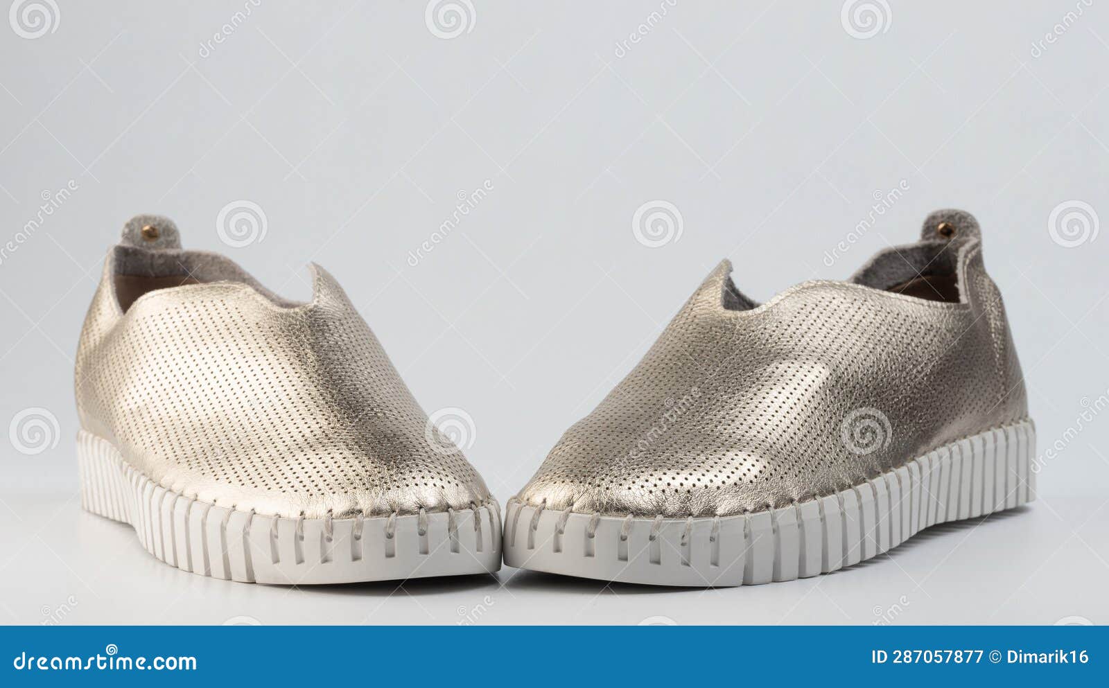 Front View of Shiny Pair Shoes Stock Image - Image of color, design ...
