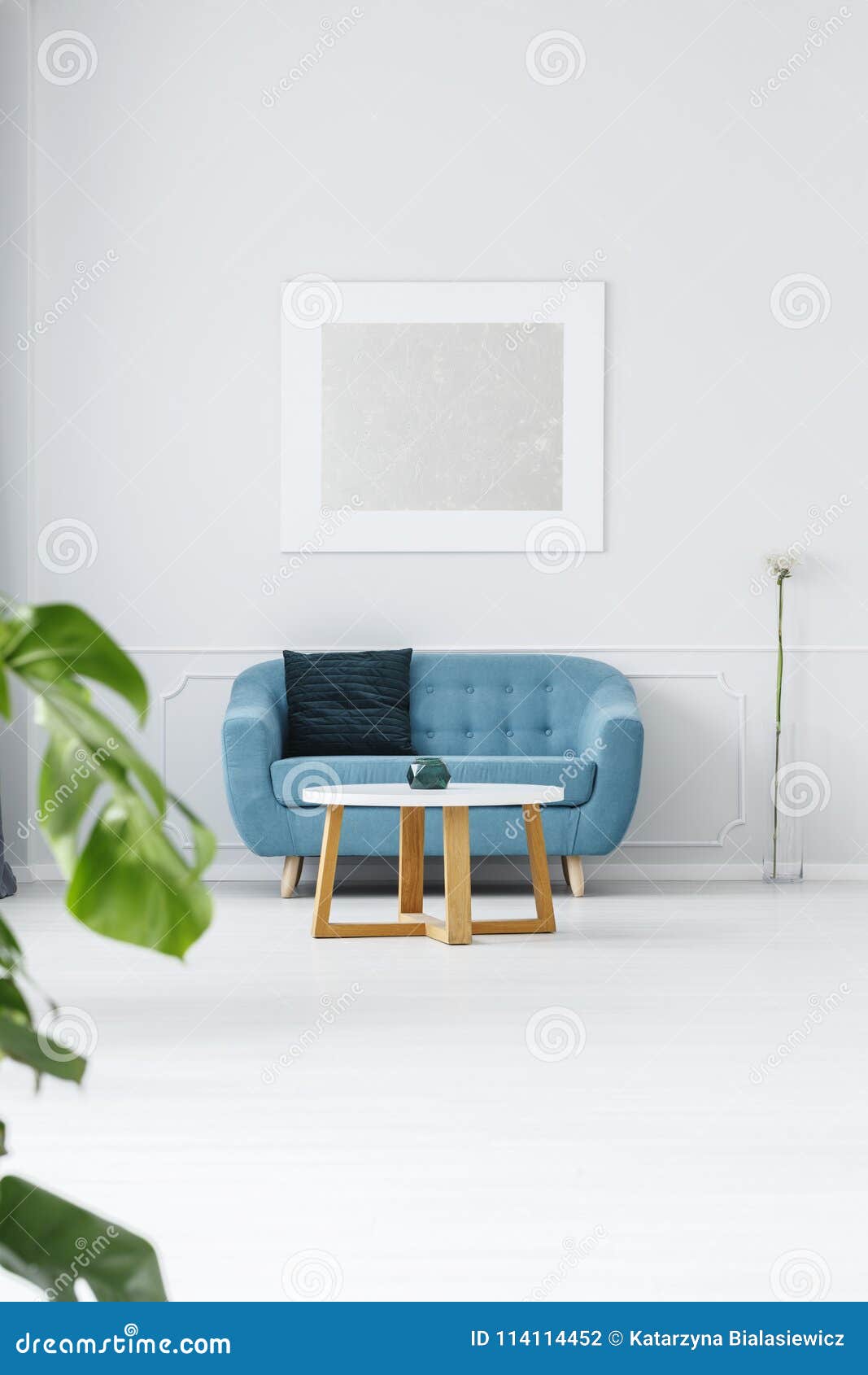 Front view of sofa stock photo. Image of interior, decoration - 114114452