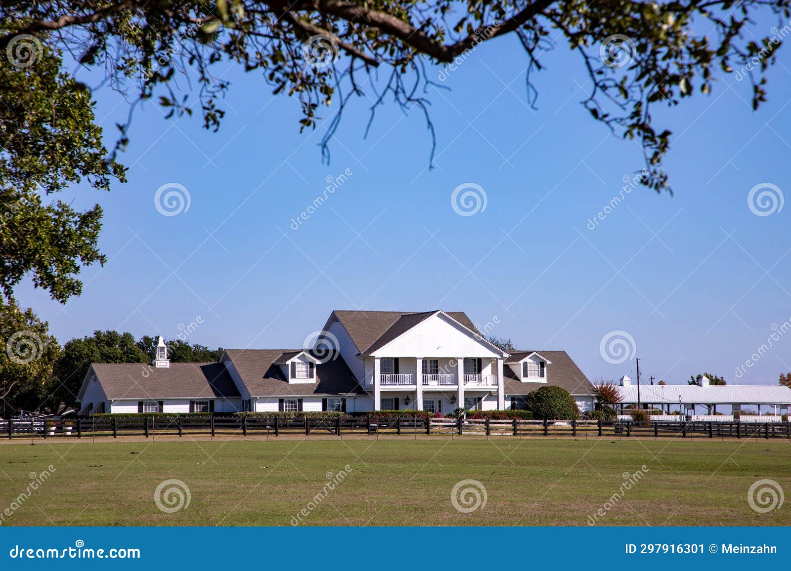 Front View of Southfork Ranch, the Ranch of the Telenovela Dallas ...