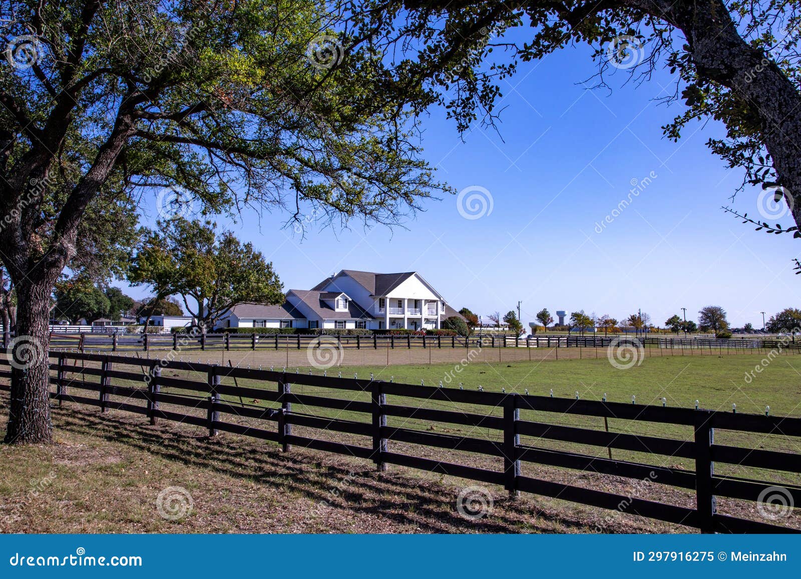Front View of Southfork Ranch Stock Image - Image of telenovela ...