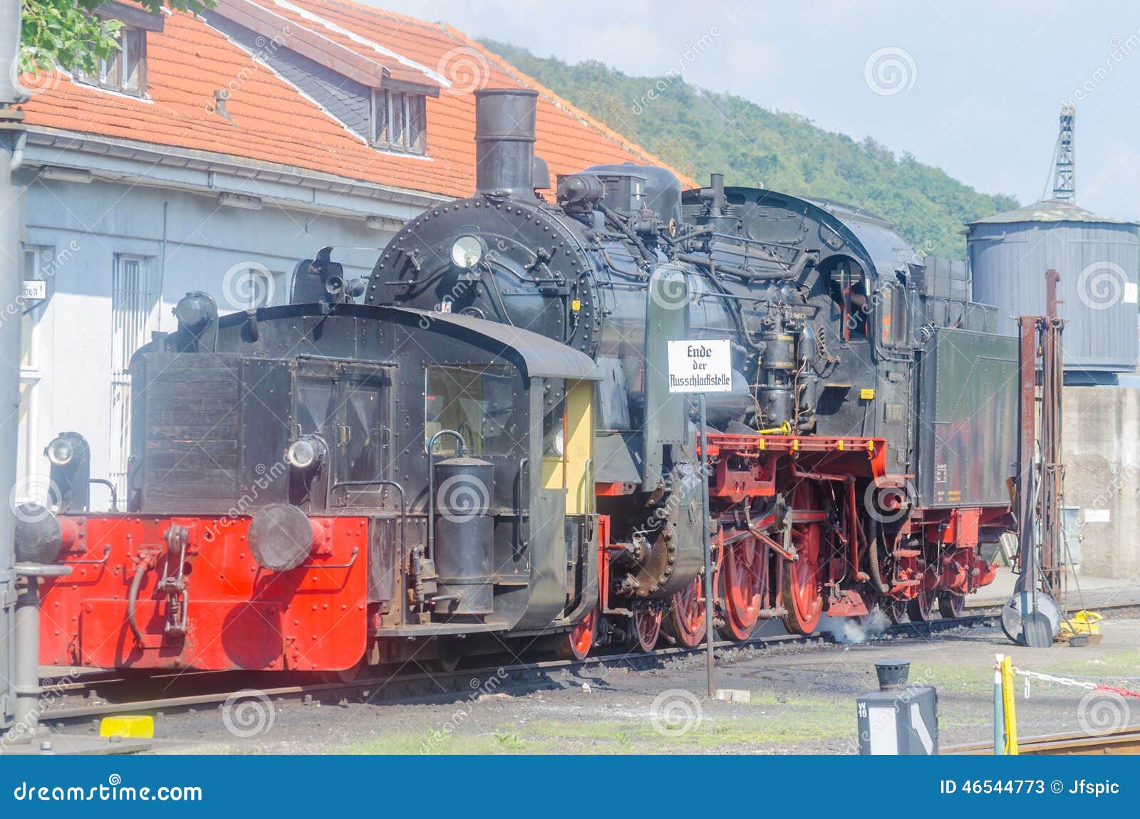 Front View of a Steam Locomotive Stock Image - Image of engine, coal ...