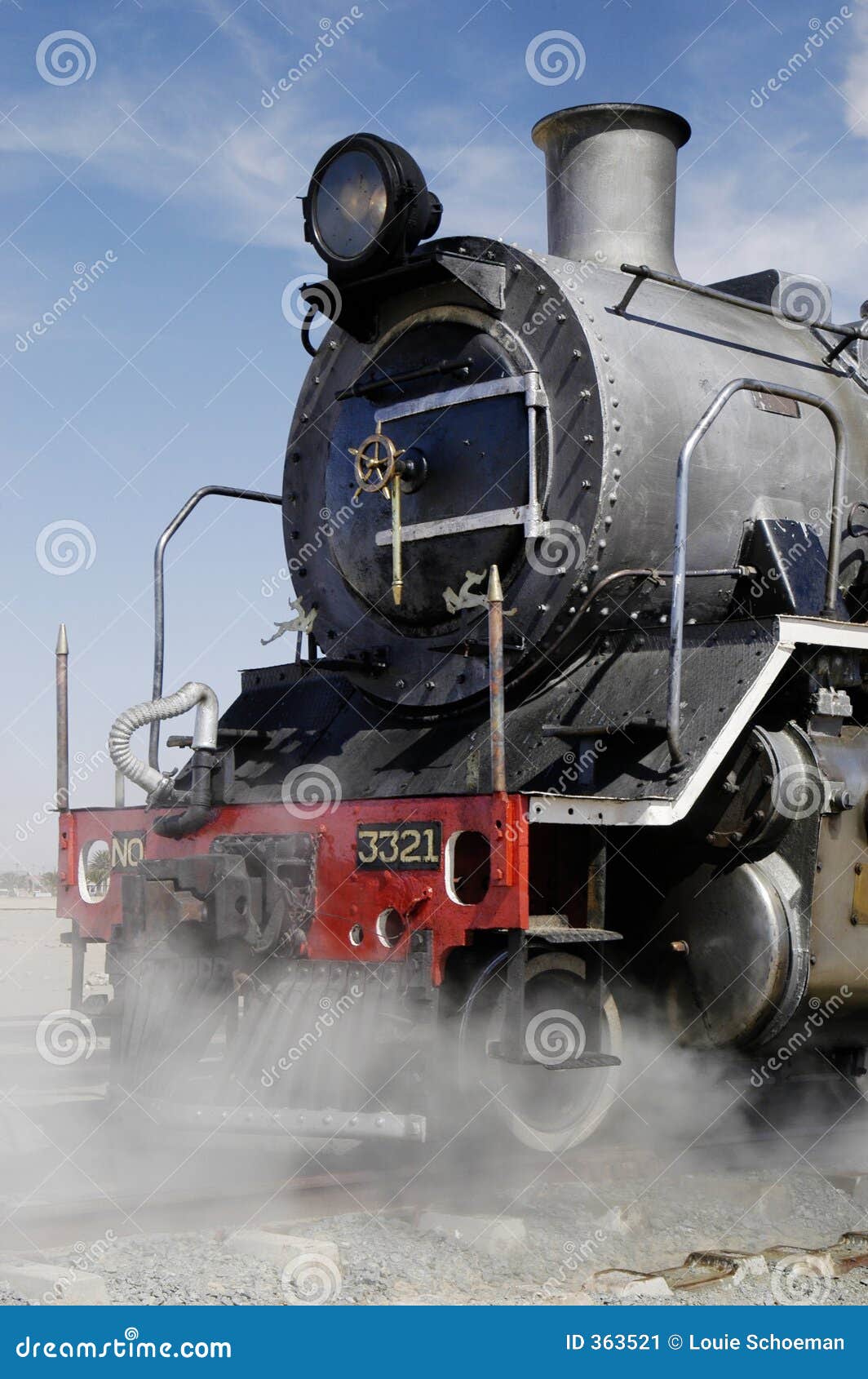 Old Steam Train Front