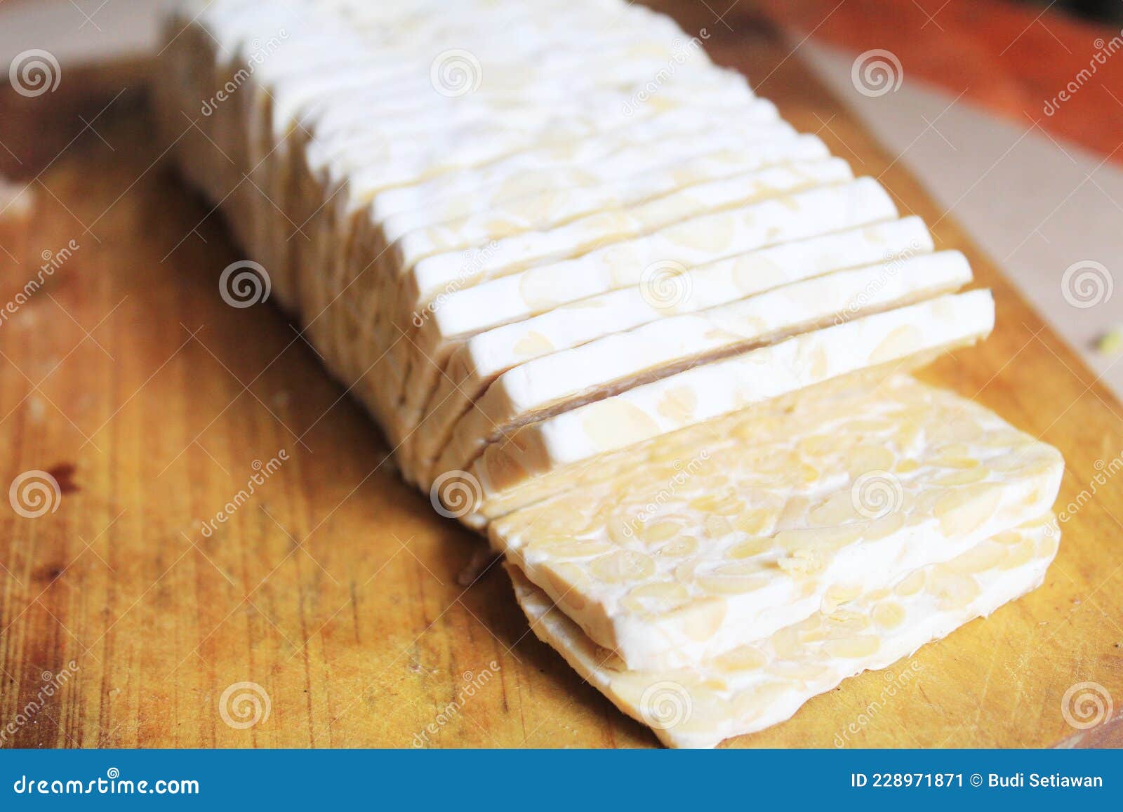 The Front View of the Tempeh Pieces that Look Fresh and DeliciousTempe ...