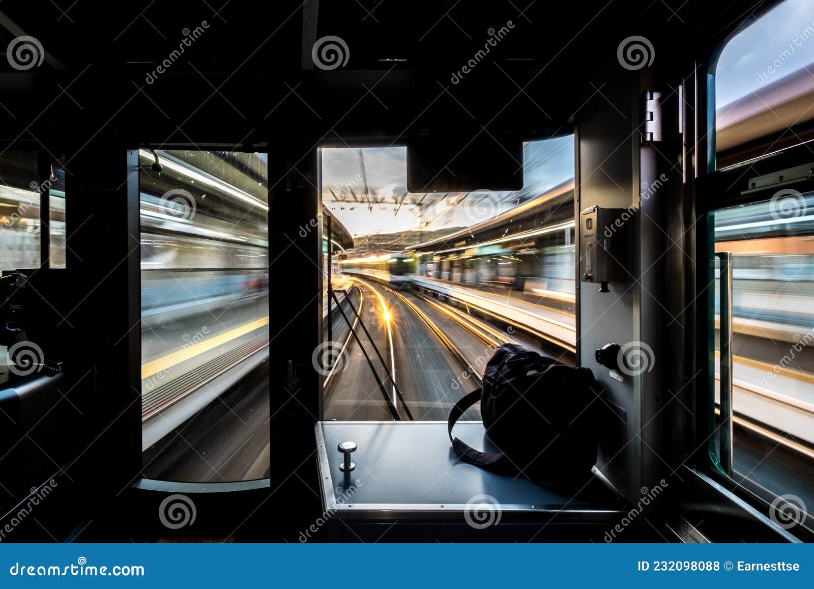 Front View of Train in Osaka Railway Editorial Stock Photo - Image of ...