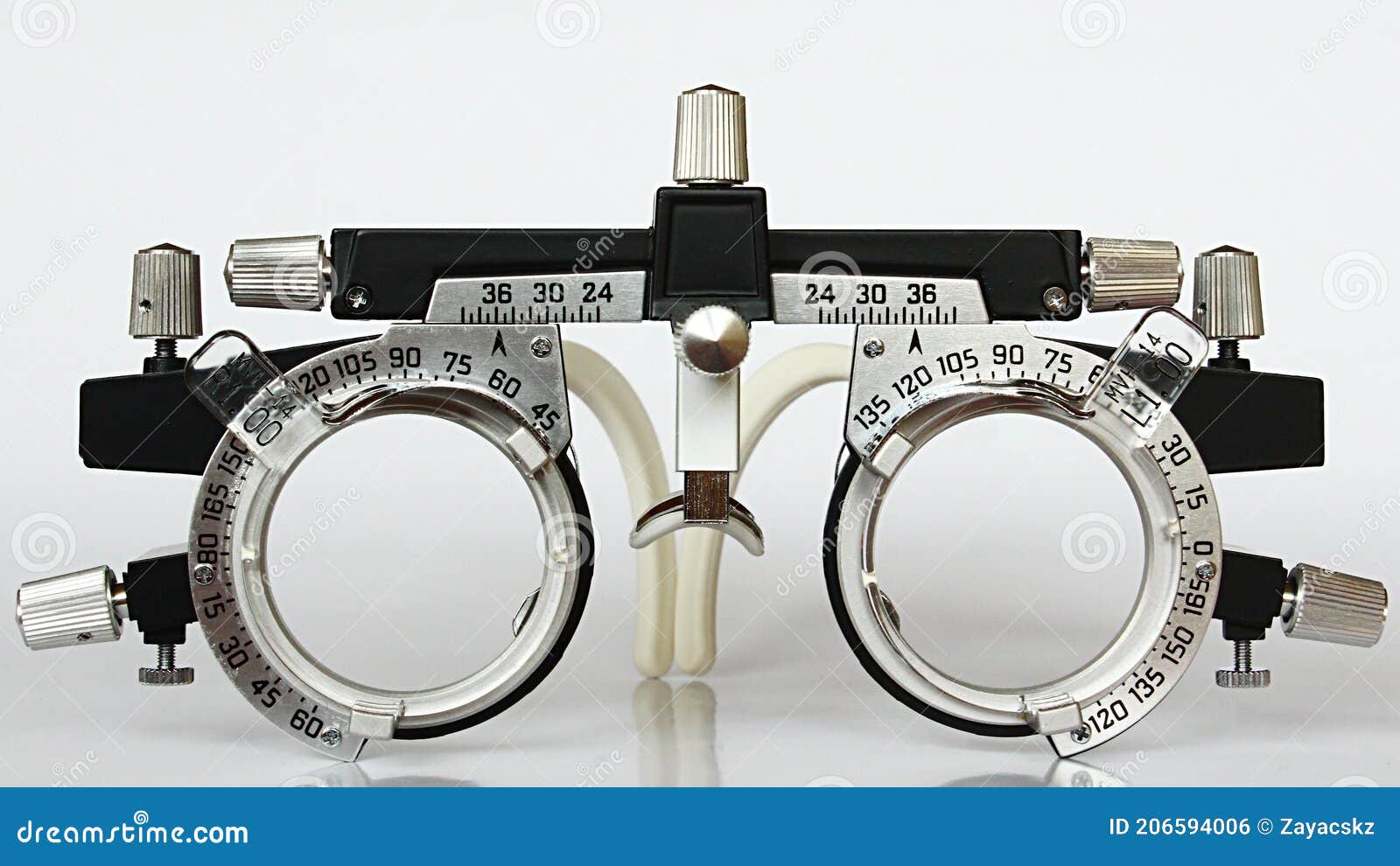 Front View of Trial Frame Used in Ophtalmology and Optometry To ...