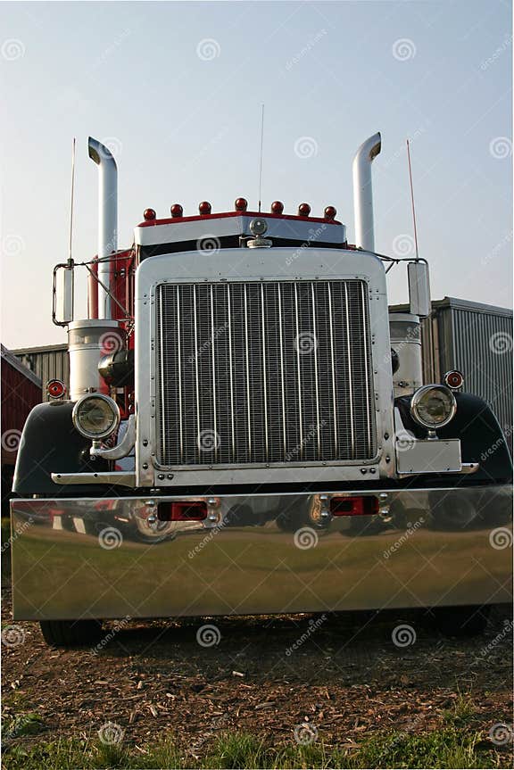 Front View of Truck stock photo. Image of park, bumper - 1761612