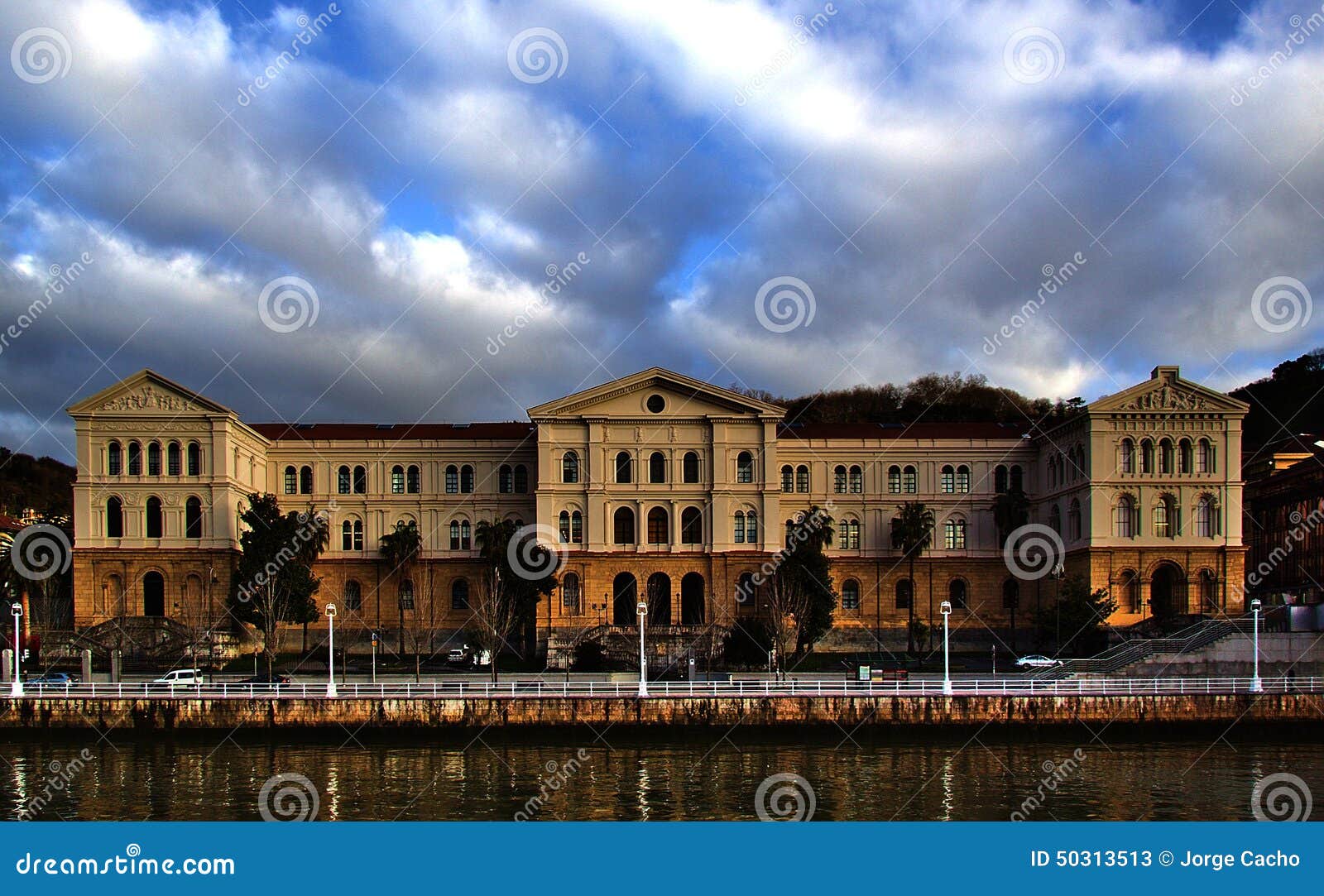 Front View of the University of Deusto in Bilbao Stock Image - Image of ...