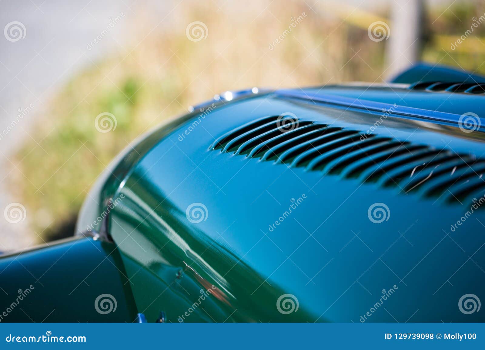 Front View of a Vintage Car Stock Photo - Image of nostalgia, motor ...