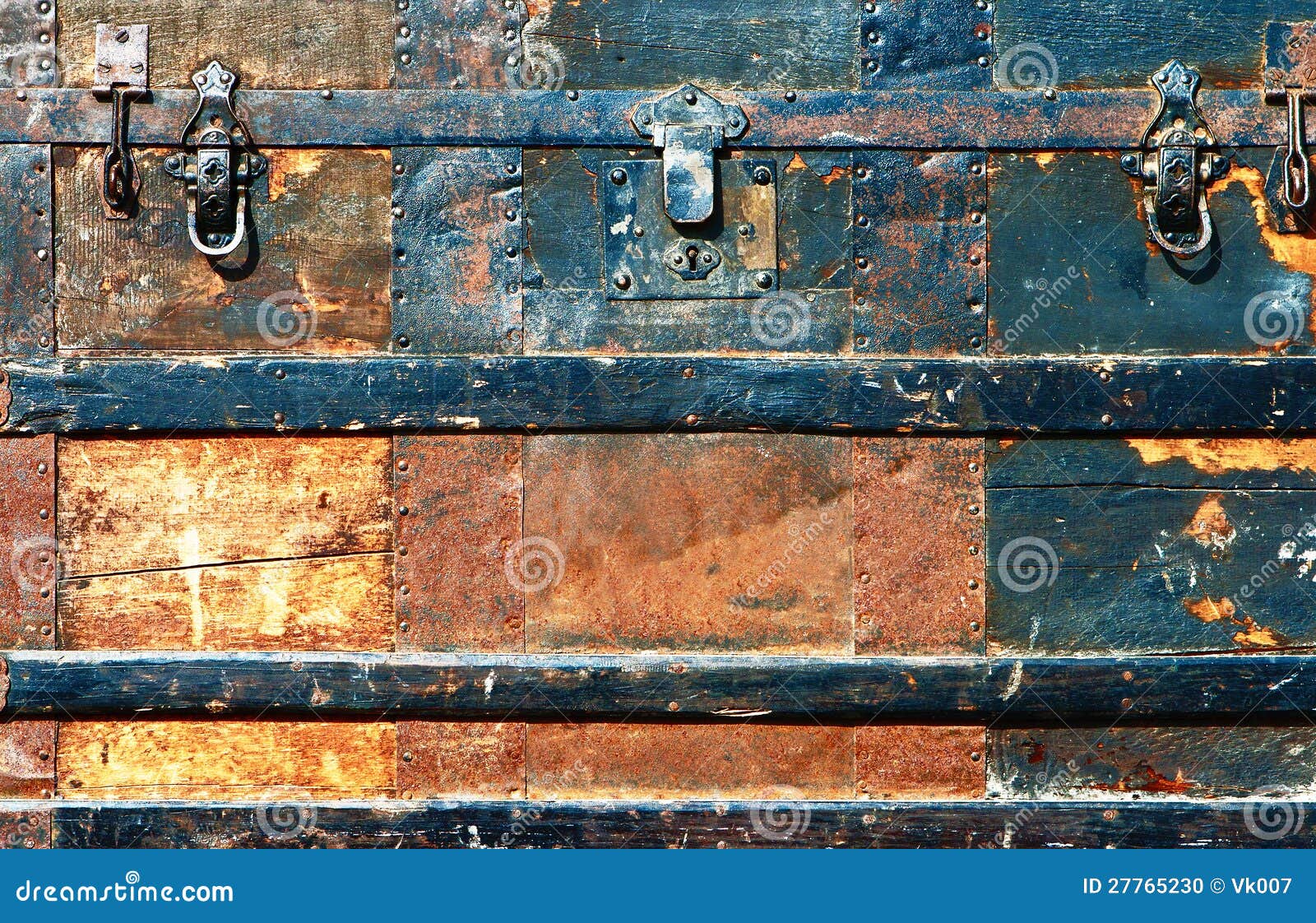 Front View of Vintage Trunk Stock Photo - Image of stacked, briefcase ...