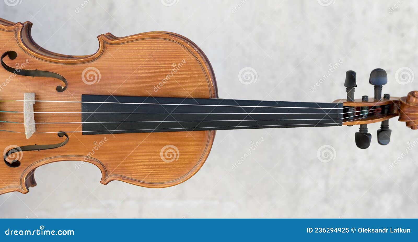 Front View Violin. High Quality Photo Stock Image - Image of musical ...
