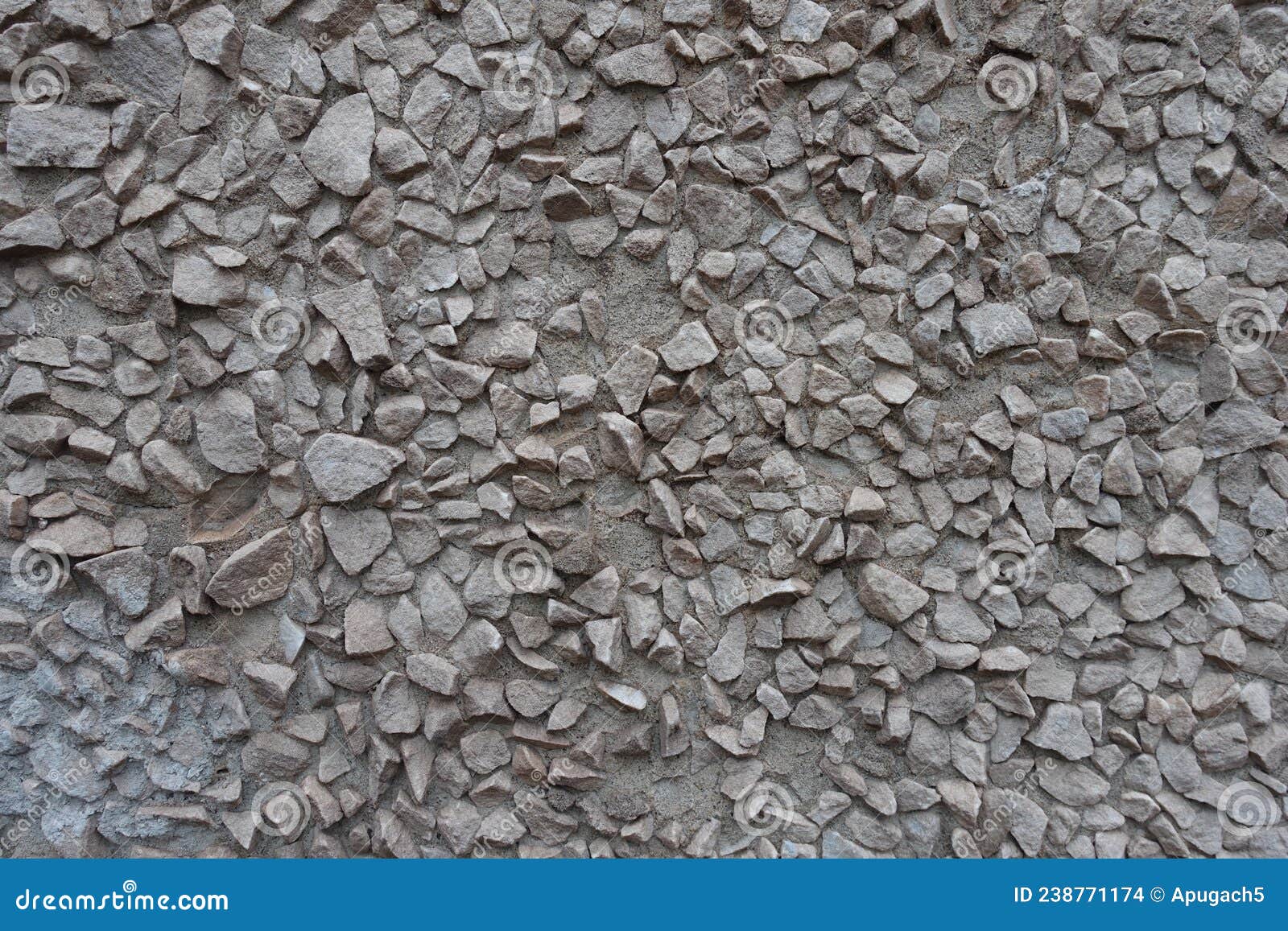 Front View of Wall with Gray Gravel Pebble Dash Stock Photo - Image of ...