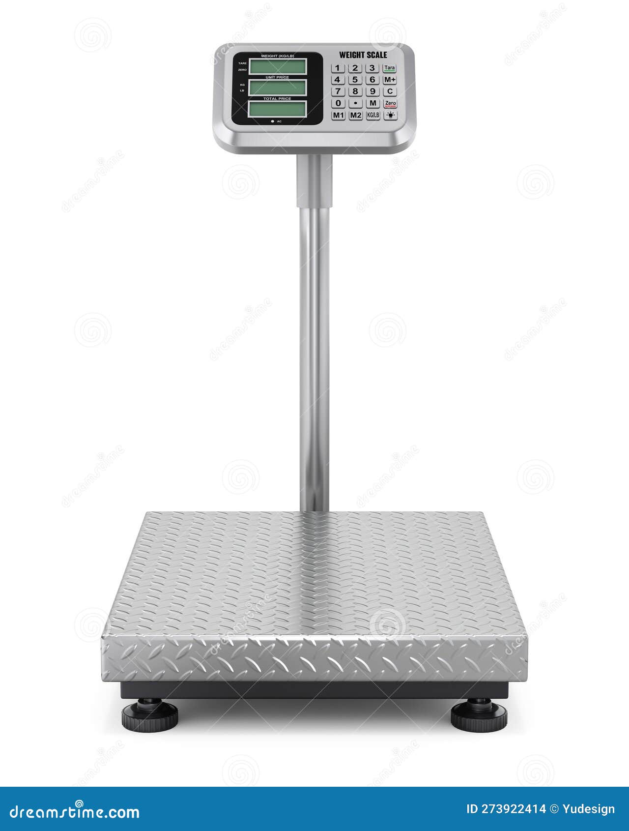 Front View of Warehouse Scale Stock Illustration - Illustration of ...