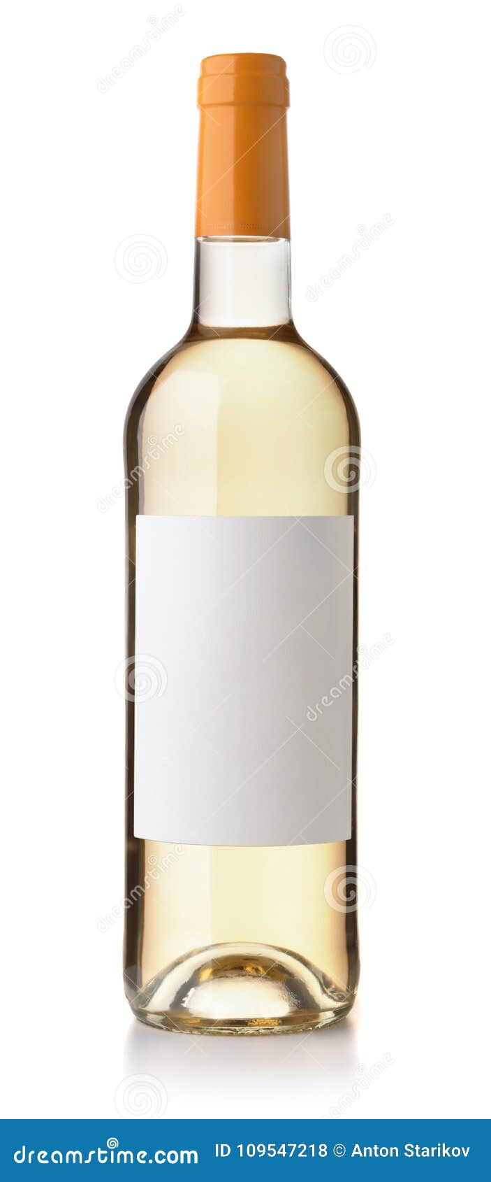 Front View of White Wine Bottle with Blank Label Stock Photo - Image of ... Front View of White Wine Bottle with Blank Label Stock Photo - Image of ...