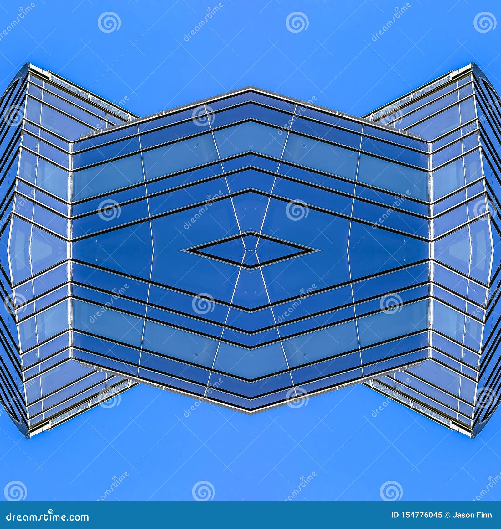 Front View of the Windows of an Office Building Stock Illustration ...