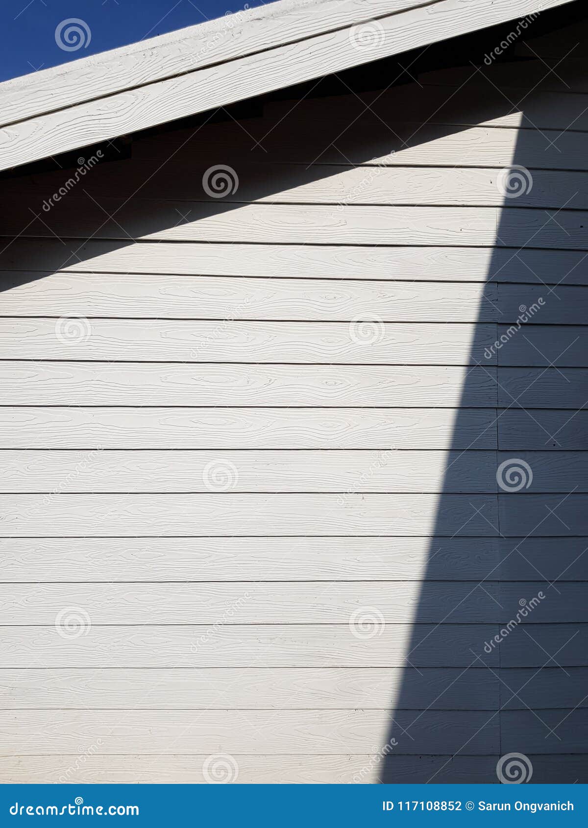 Front View Wood Home with Shadow Stock Photo - Image of design, shadows ...