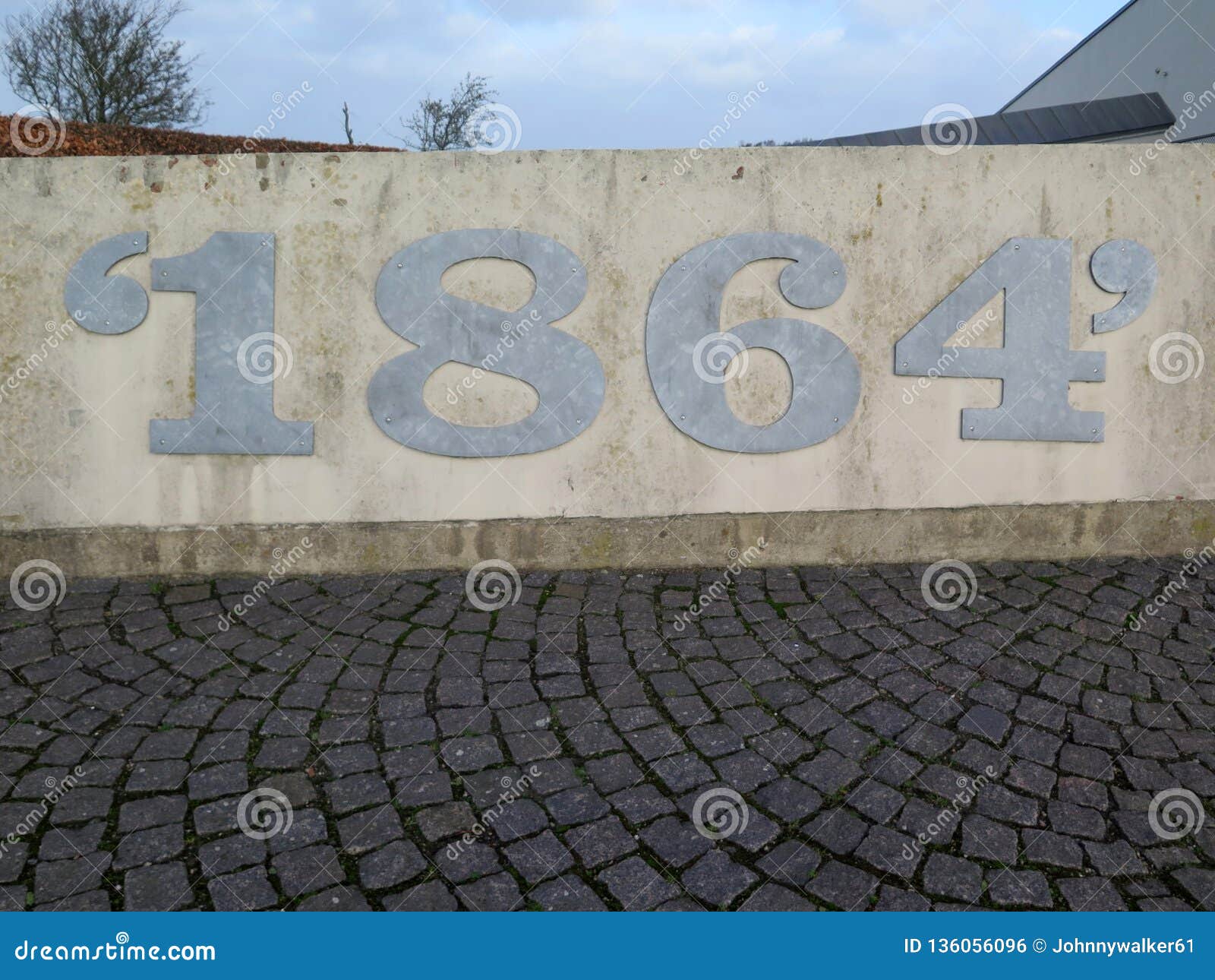 Museum Wall To Commemorate the Danish - German War of 1864 Editorial ...