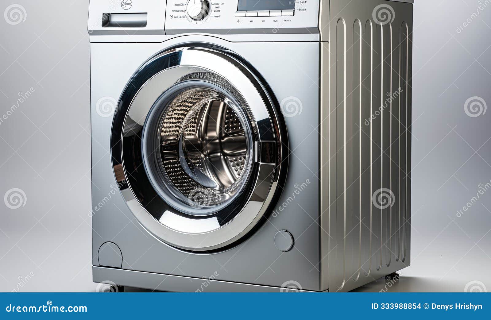 Front of Washing Machine with Open Door Stock Photo - Image of door ...