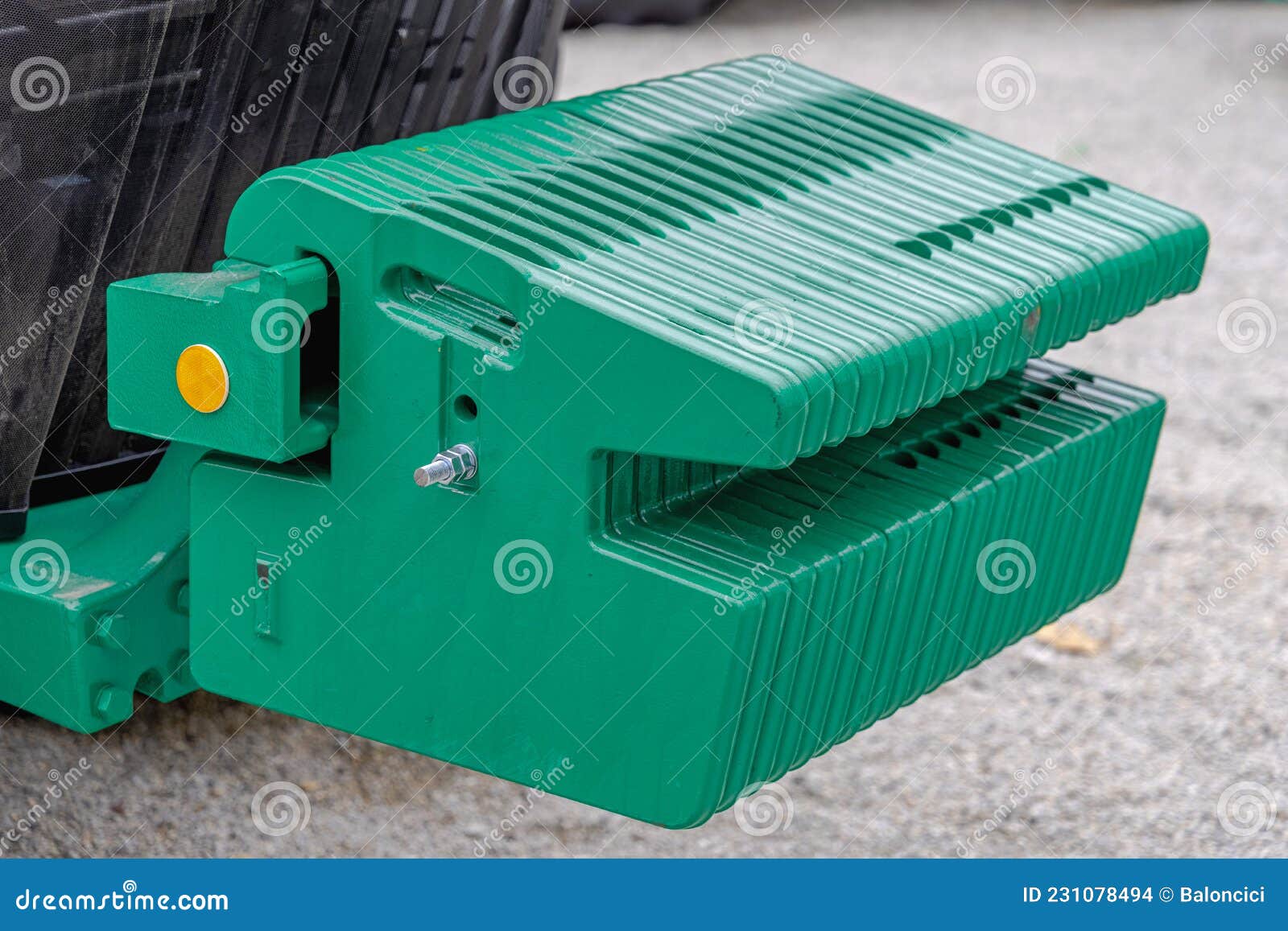 Front Weights Tractor stock photo. Image of agriculture - 231078494