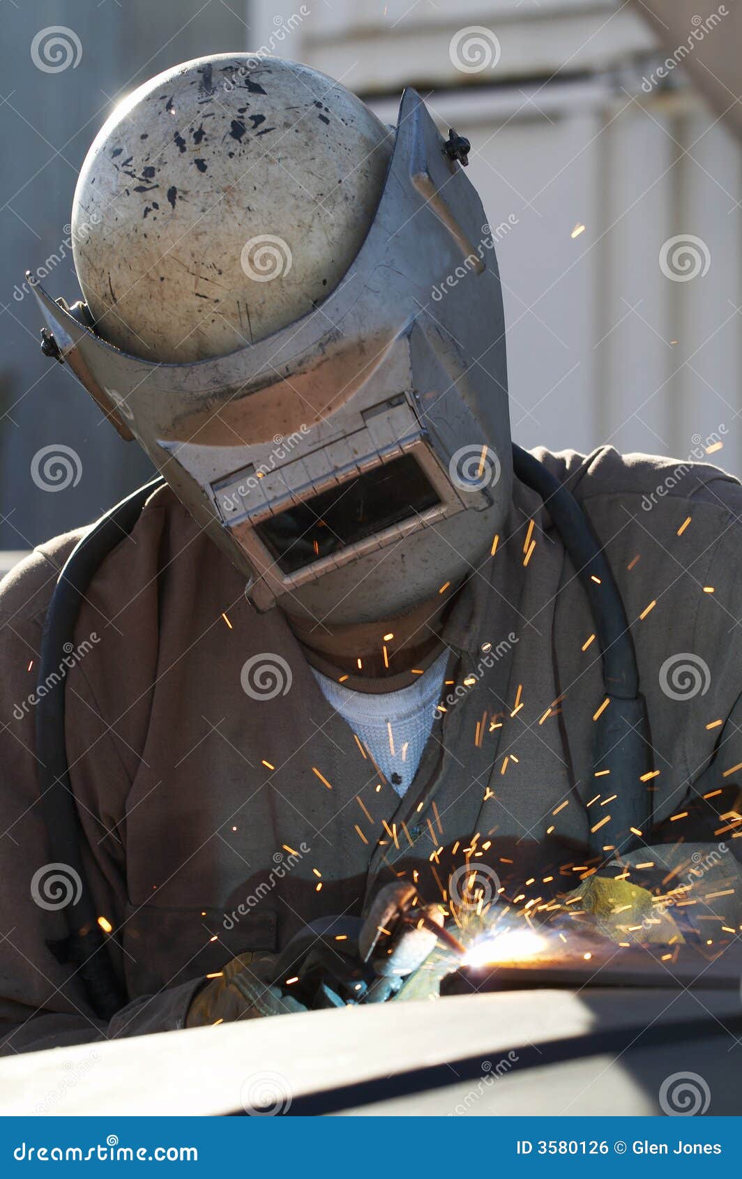 Front weld stock photo. Image of skilled, steel, spark - 3580126