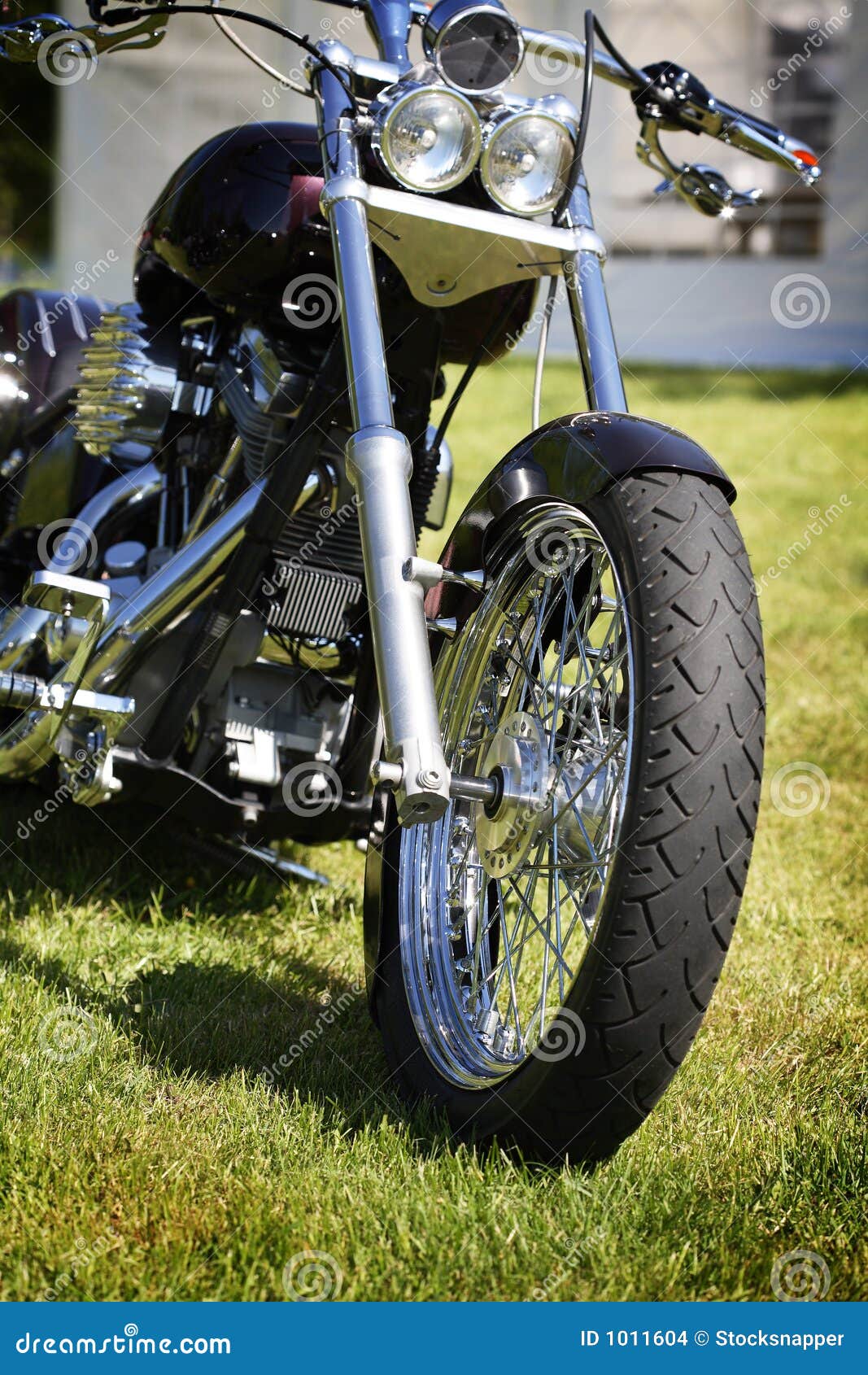 Front wheel stock photo. Image of tyre, chrome, front - 1011604
