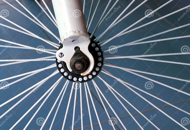 Front wheel of a bicycle stock image. Image of circle - 34175563