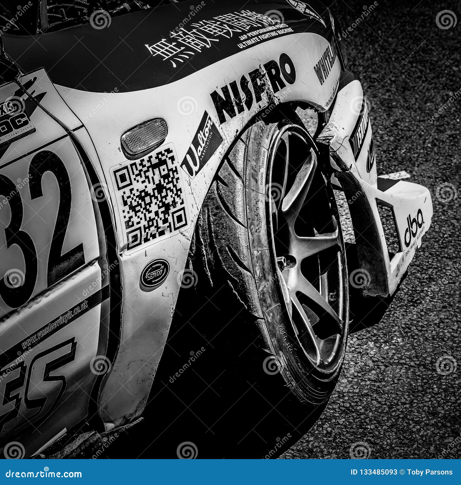 The Front Wheel of a Drift Car Editorial Stock Photo - Image of ...