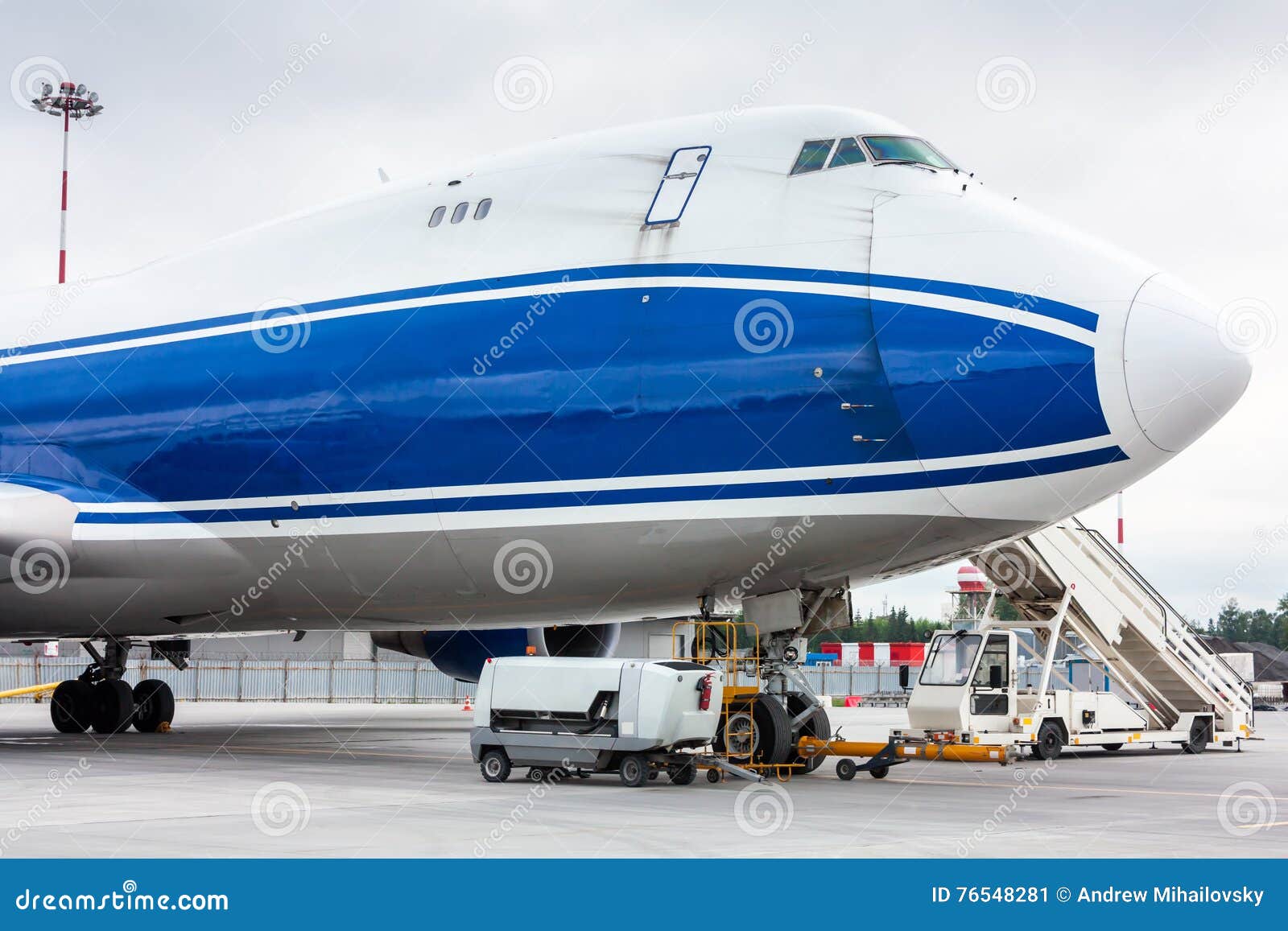 The Front Of Widebody Cargo Airplane Royalty-Free Stock Photography ...